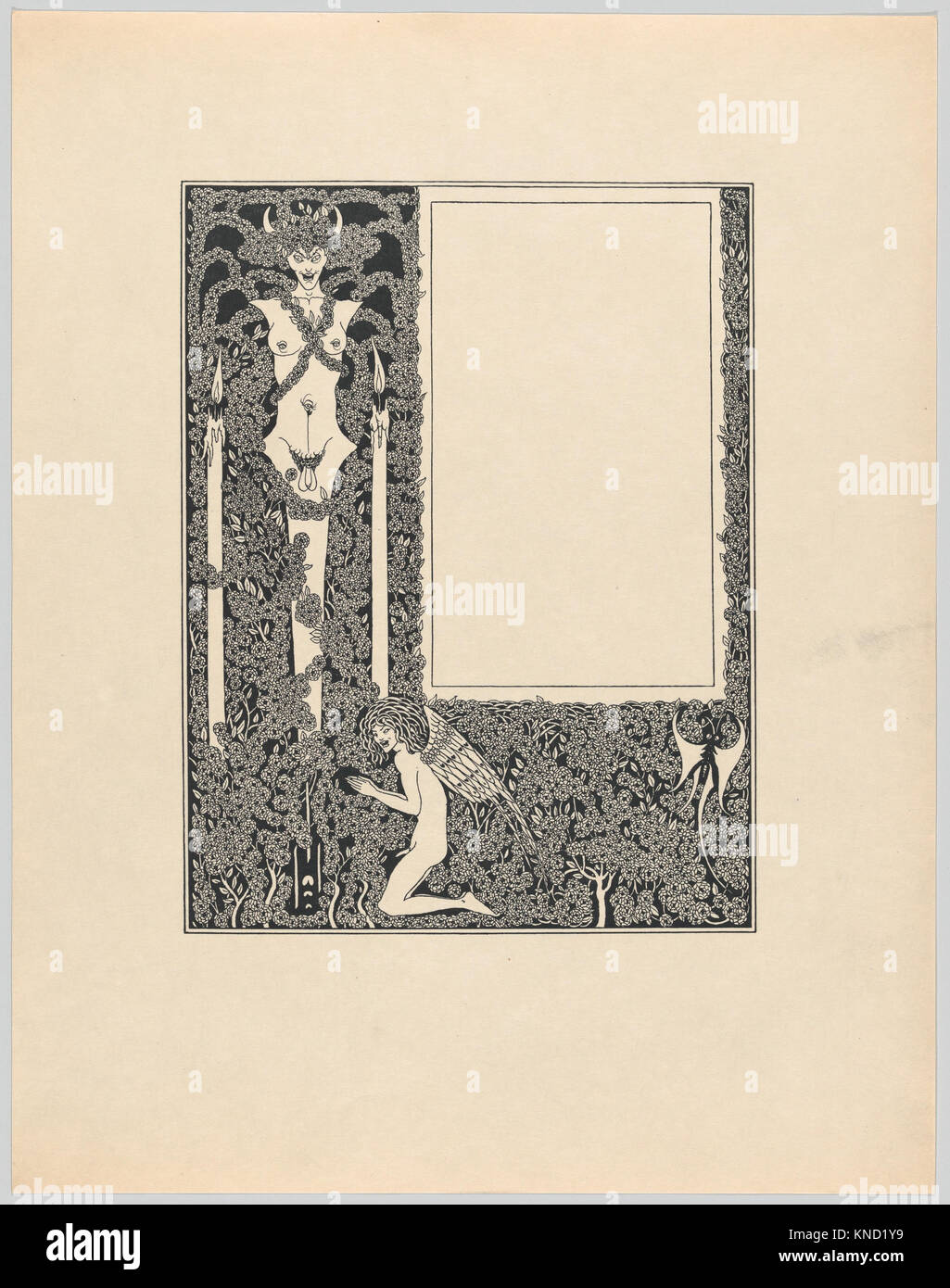 Illustration to salome by oscar wilde hi-res stock photography and ...