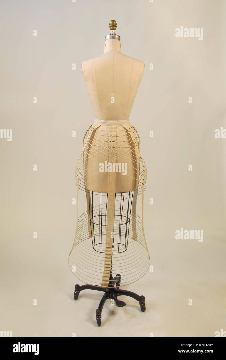 This bustle from the 19th century is an example of the undergarment ...