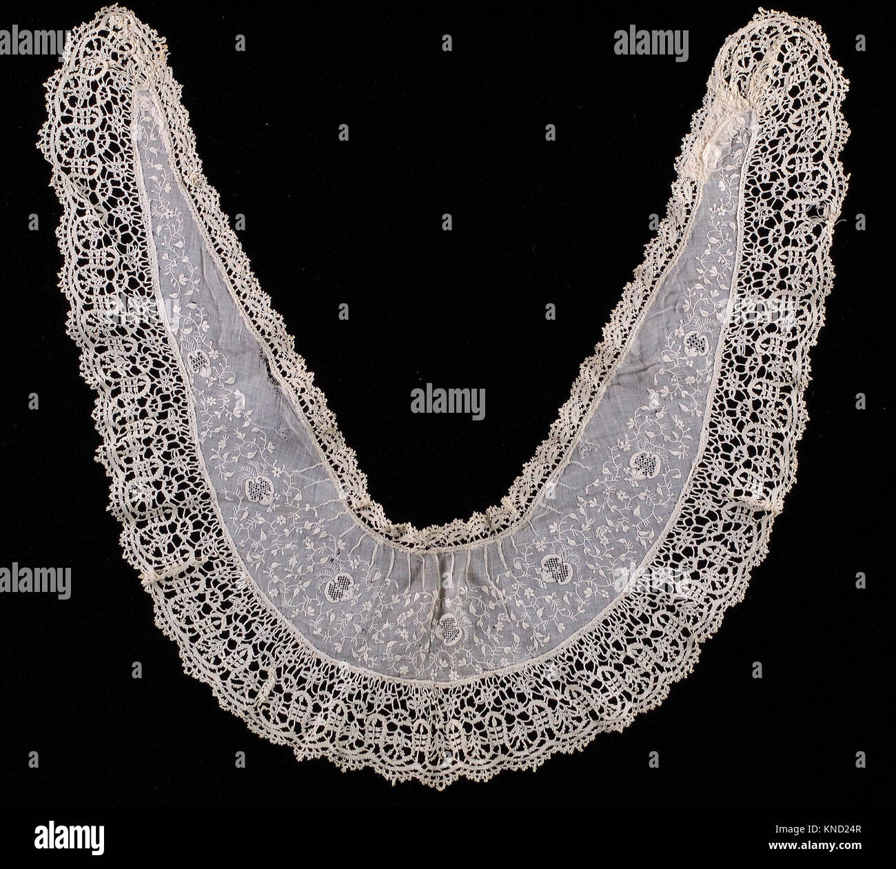 A fichu, a traditional women's garment worn over the shoulders and ...