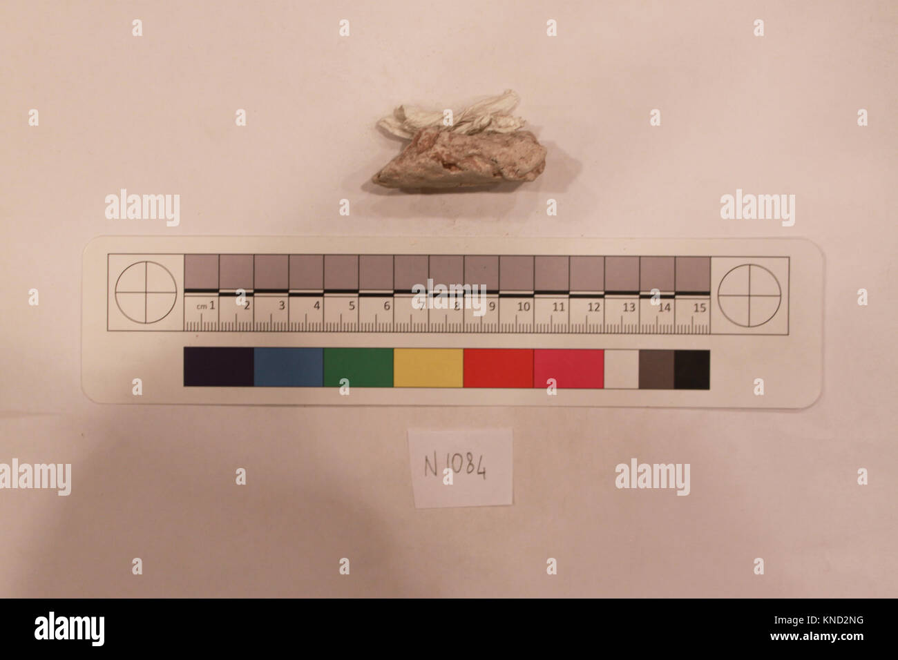 A fragment from an ancient object, showcasing the remnants of its ...