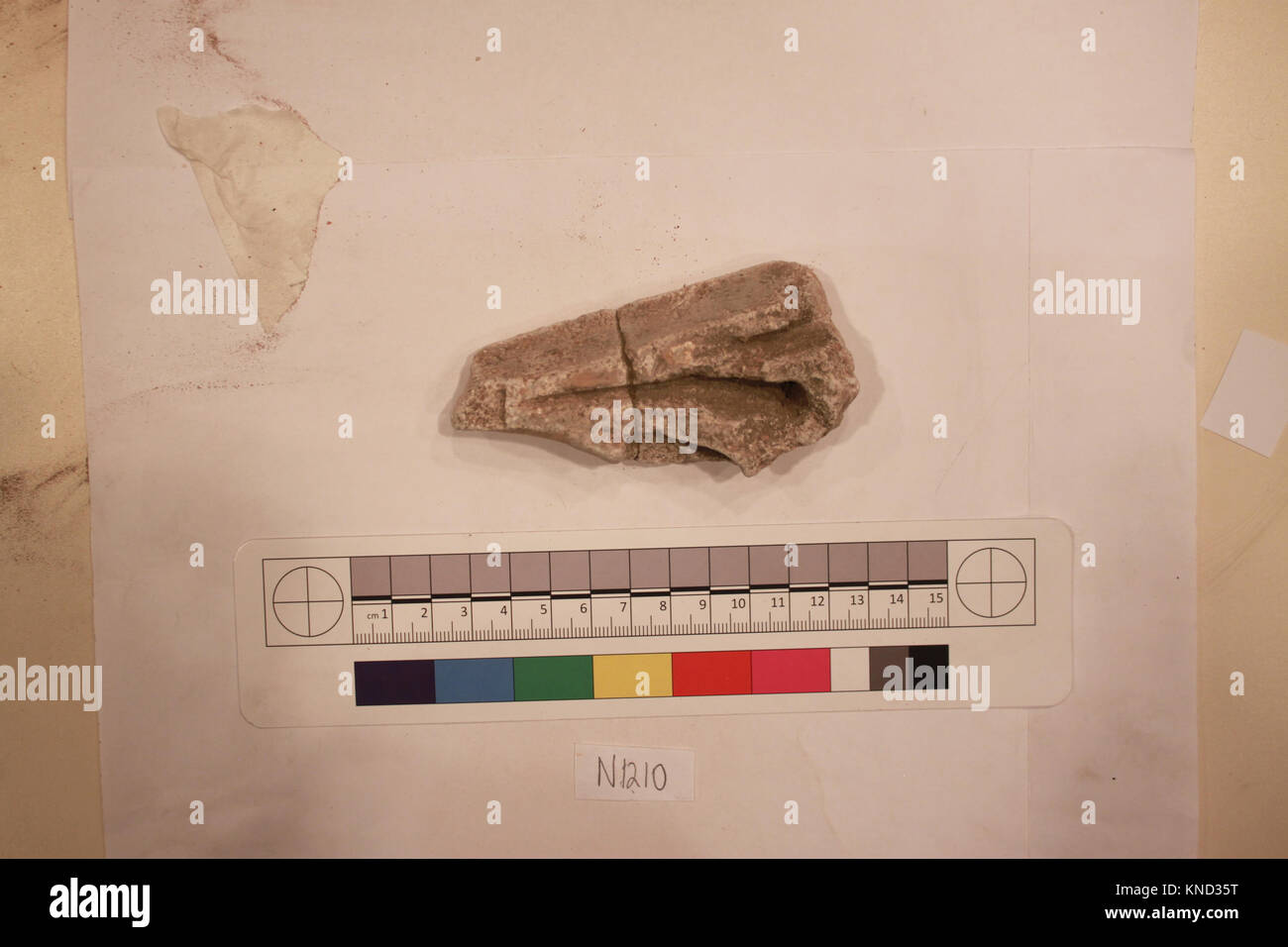 This fragment is a broken silver piece of a Byzantine or Avar belt ...