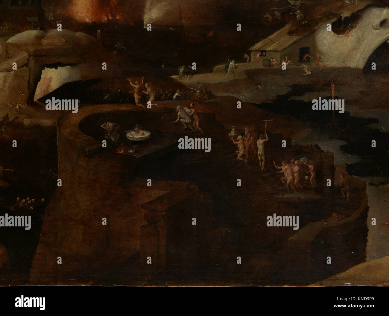 This painting, 'Christ's Descent into Hell' by Hieronymus Bosch, depicts Christ's journey to ...