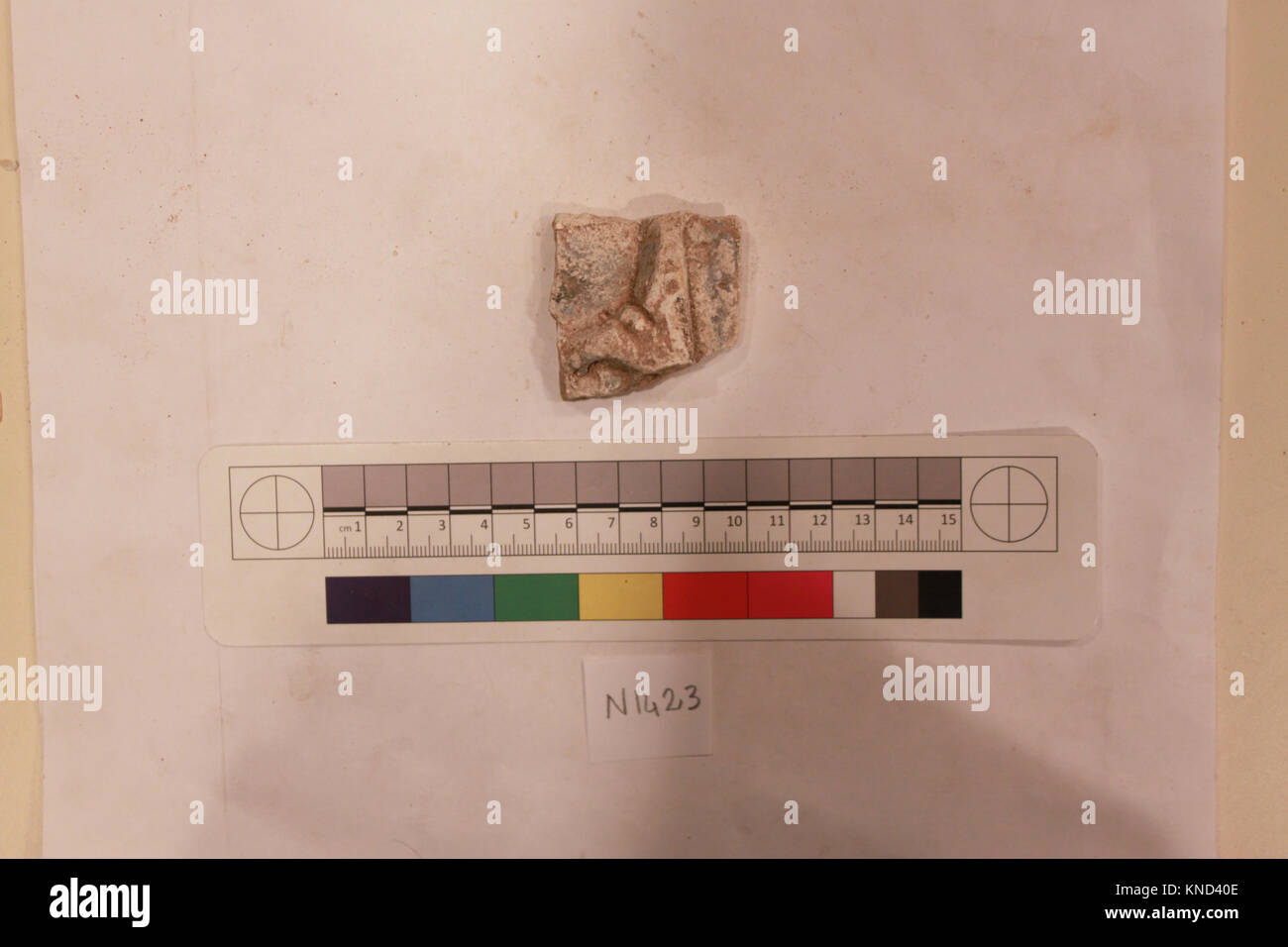 This fragment, part of the MET collection, is an ancient object that ...