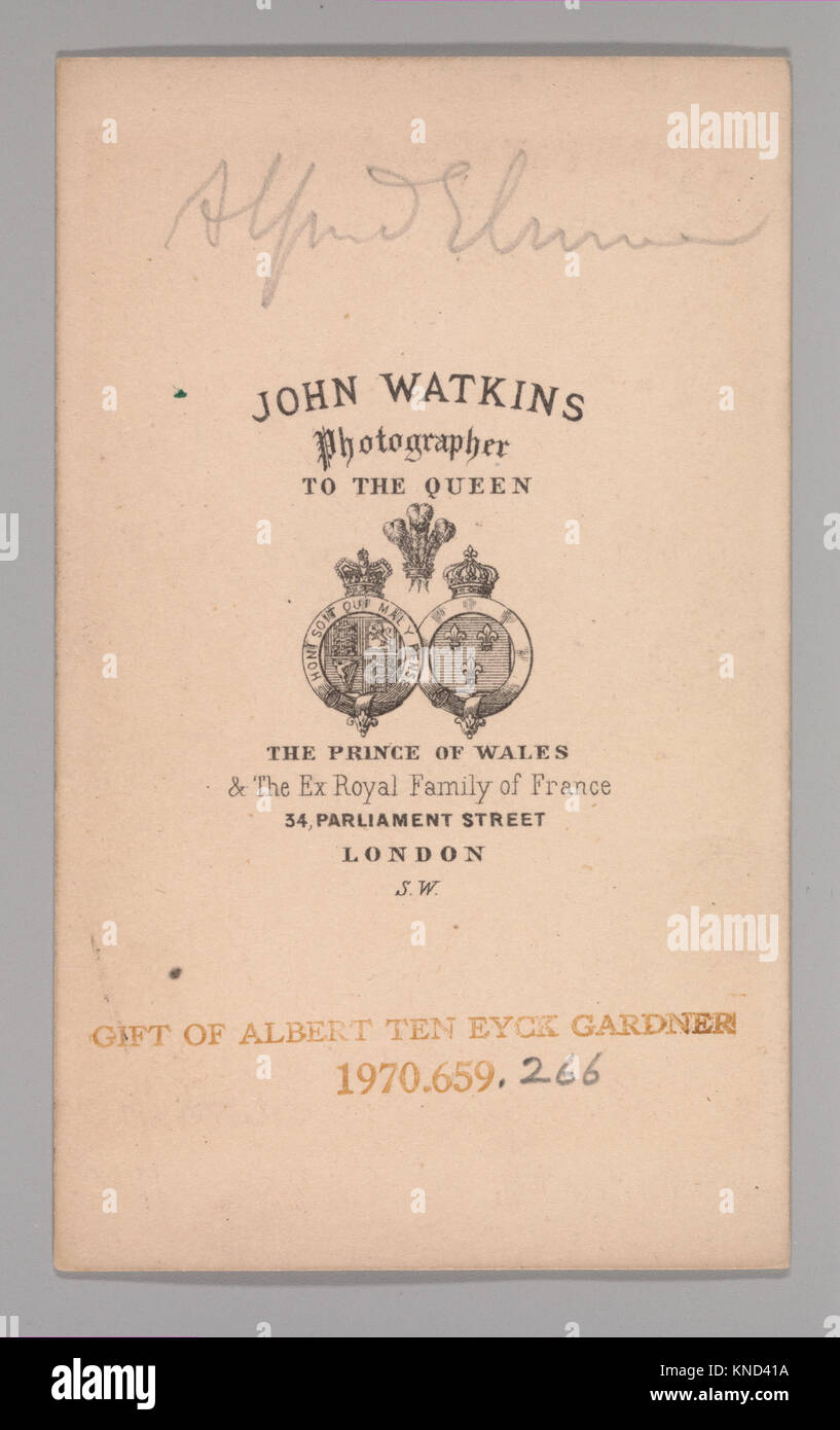 This portrait of Alfred Elmore showcases the distinguished 19th-century ...