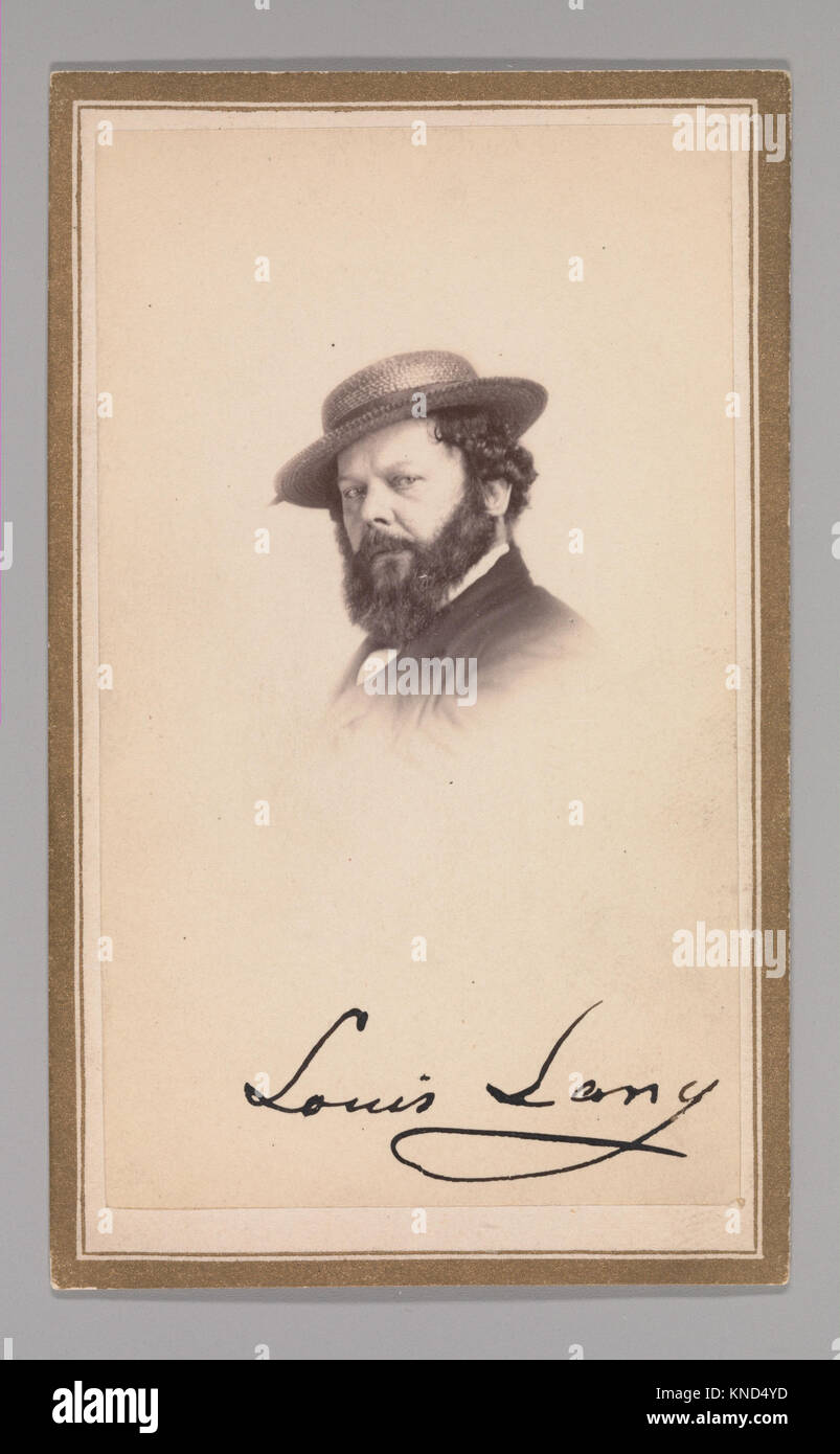 Louis Lang, born as Joseph Aloysius Lang in Waldsee, Duchy of ...