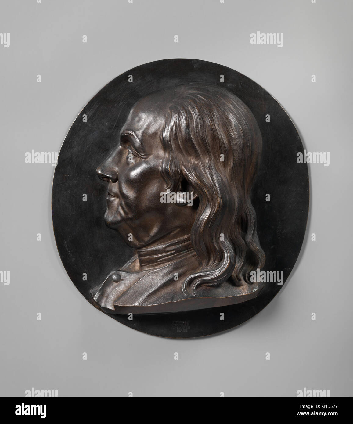 This portrait depicts Benjamin Franklin, highlighting his role in 18th ...