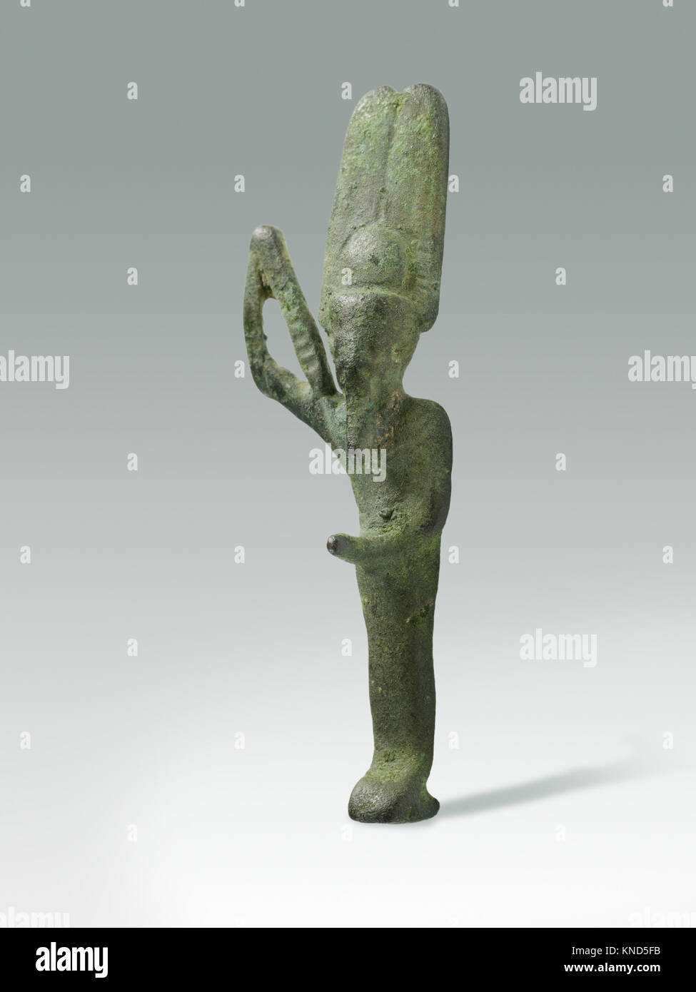 This amulet of Min, an ancient Egyptian deity, represents fertility and ...