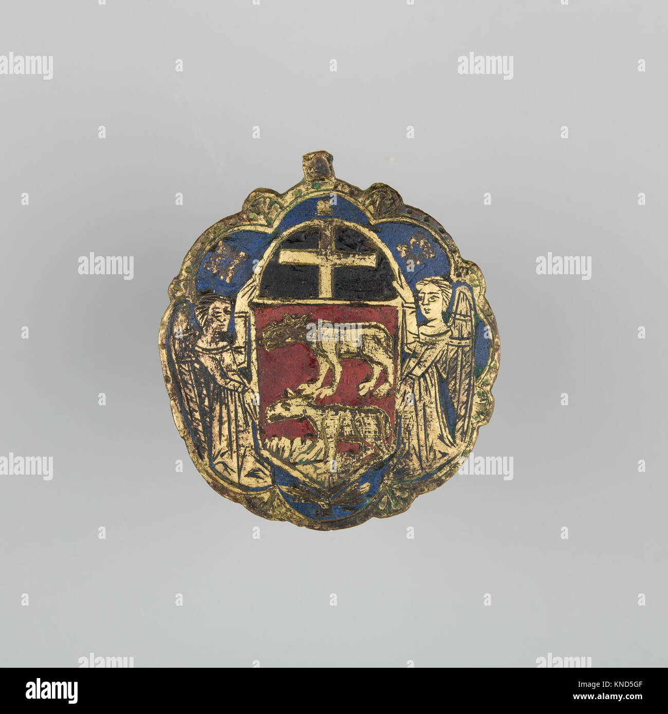 This Spanish badge, likely part of a horse harness, is crafted from ...