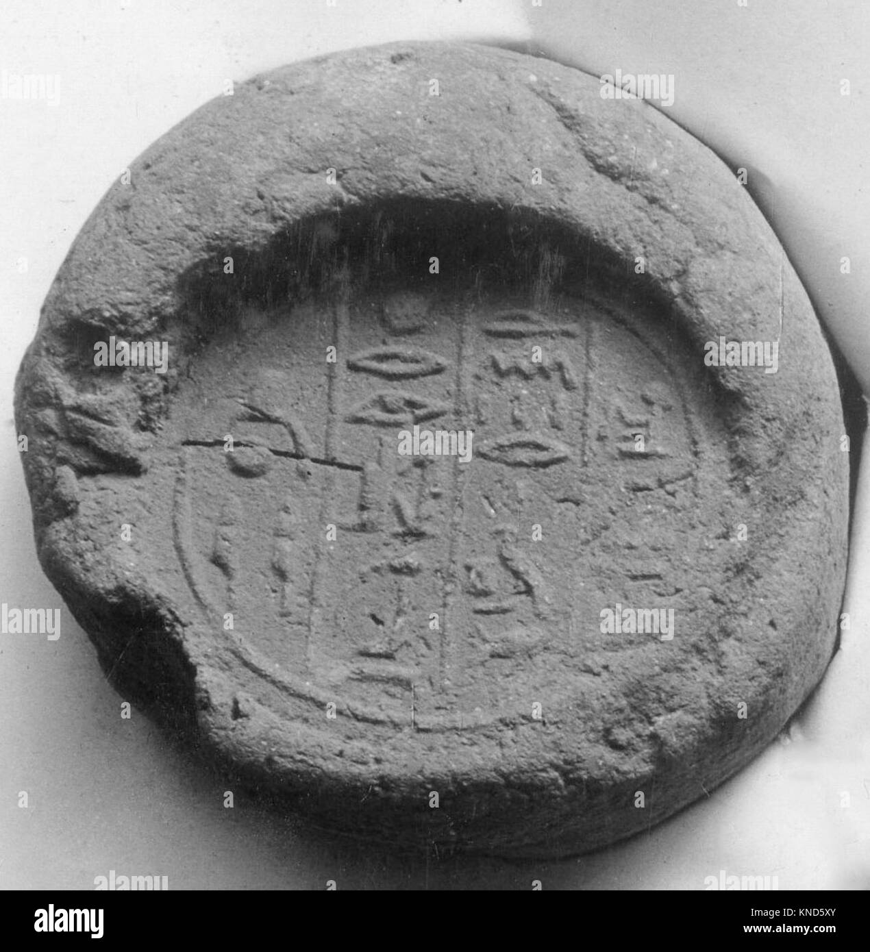 Ancient Egyptian funerary cones from 1550–1295 B.C., made of pottery ...