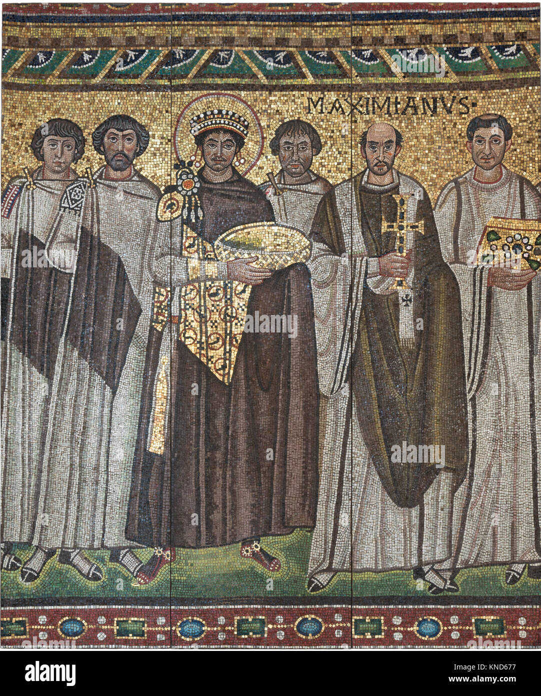 Emperor Justinian and Members of His Court, Byzantine, Emperor ... Emperor Justinian and Members of His Court, Byzantine, Emperor ...
