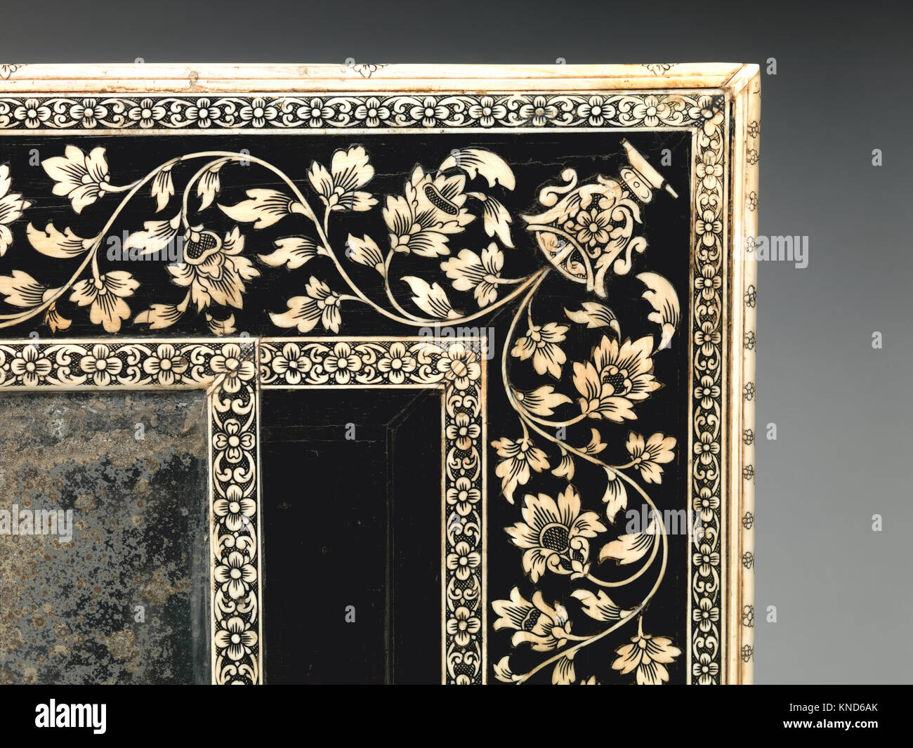 This Indian casket from Vizagapatam, dating to around 1760-65, is made ...