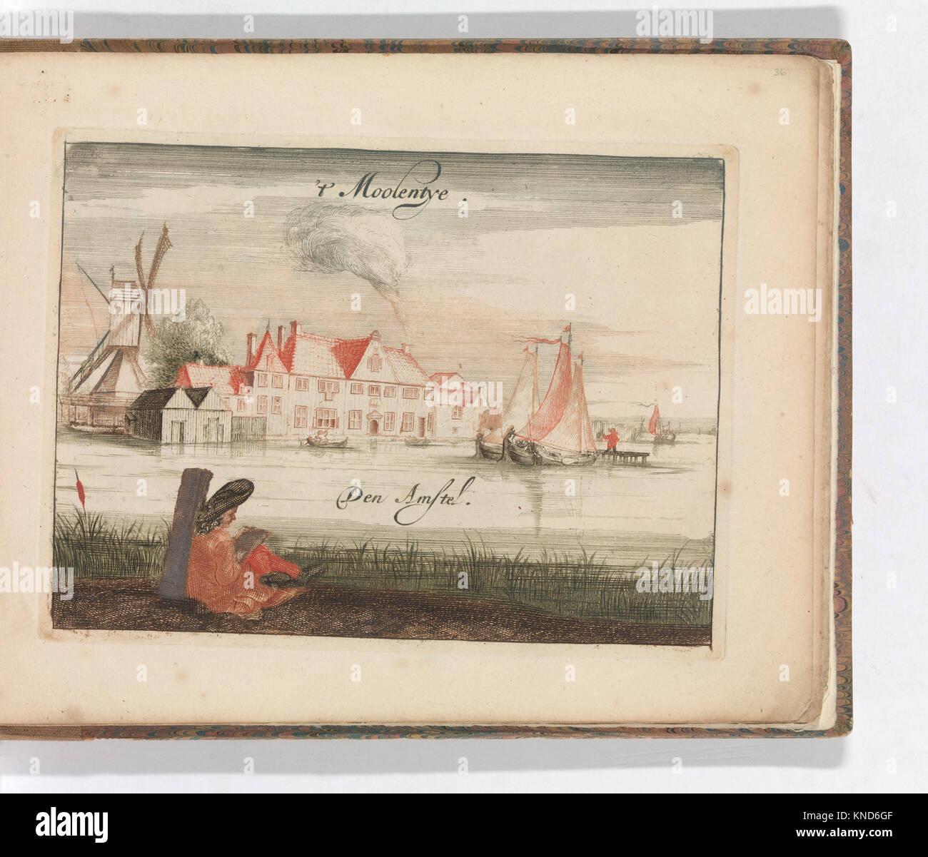 This color engraving, published by Carel Allard around 1709, depicts 't ...
