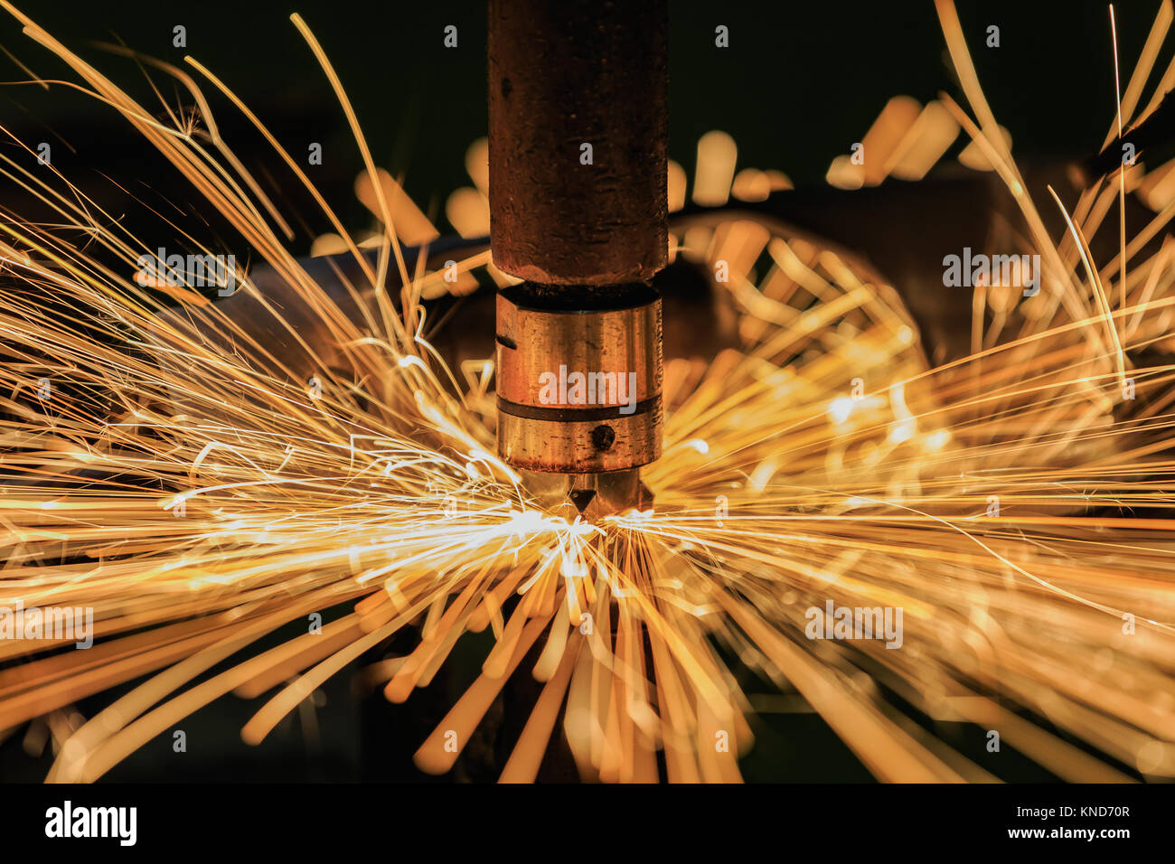 Spot machine is welding nut to automotive part Stock Photo - Alamy