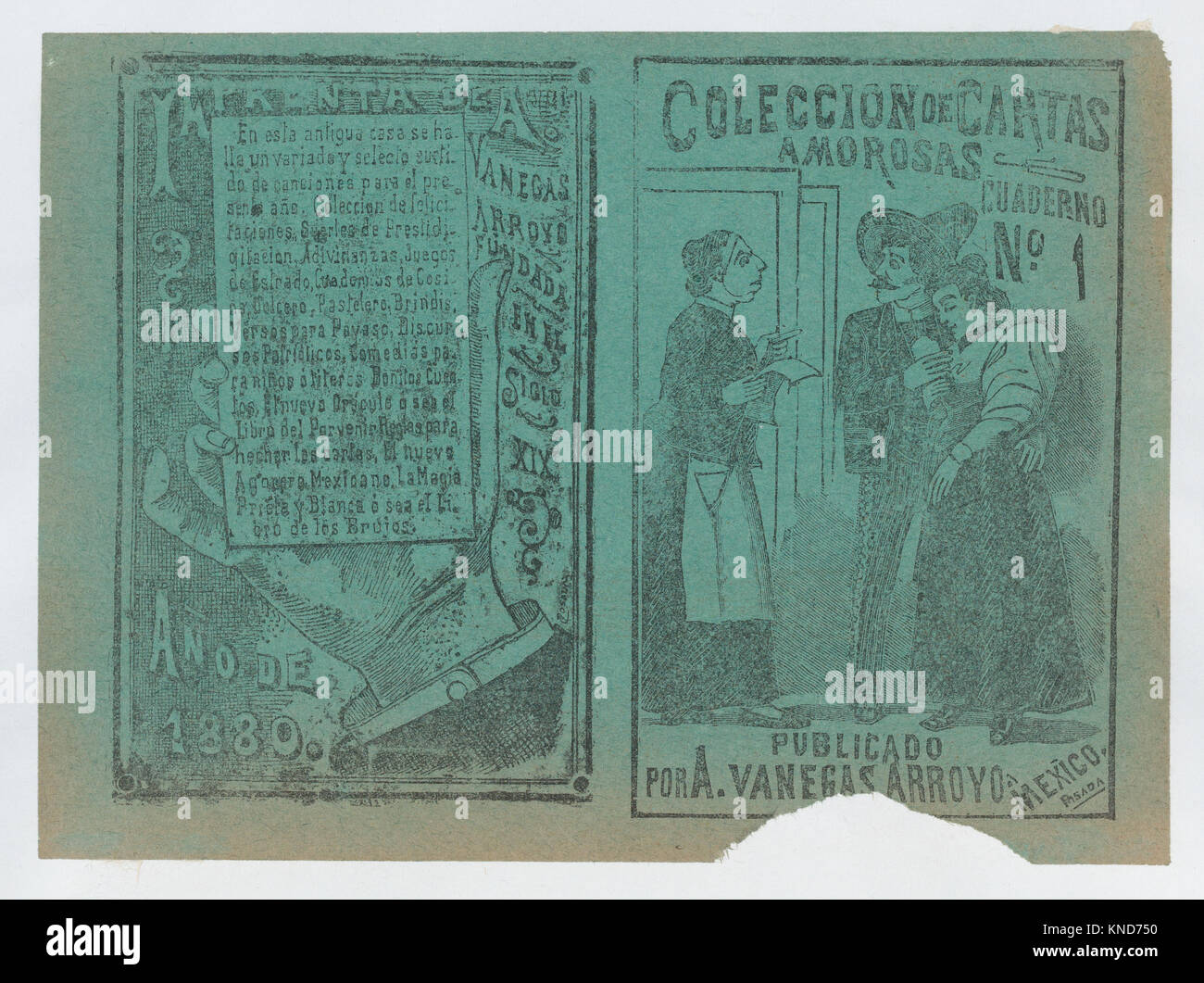 These front and back covers are part of a collection of love letters ...