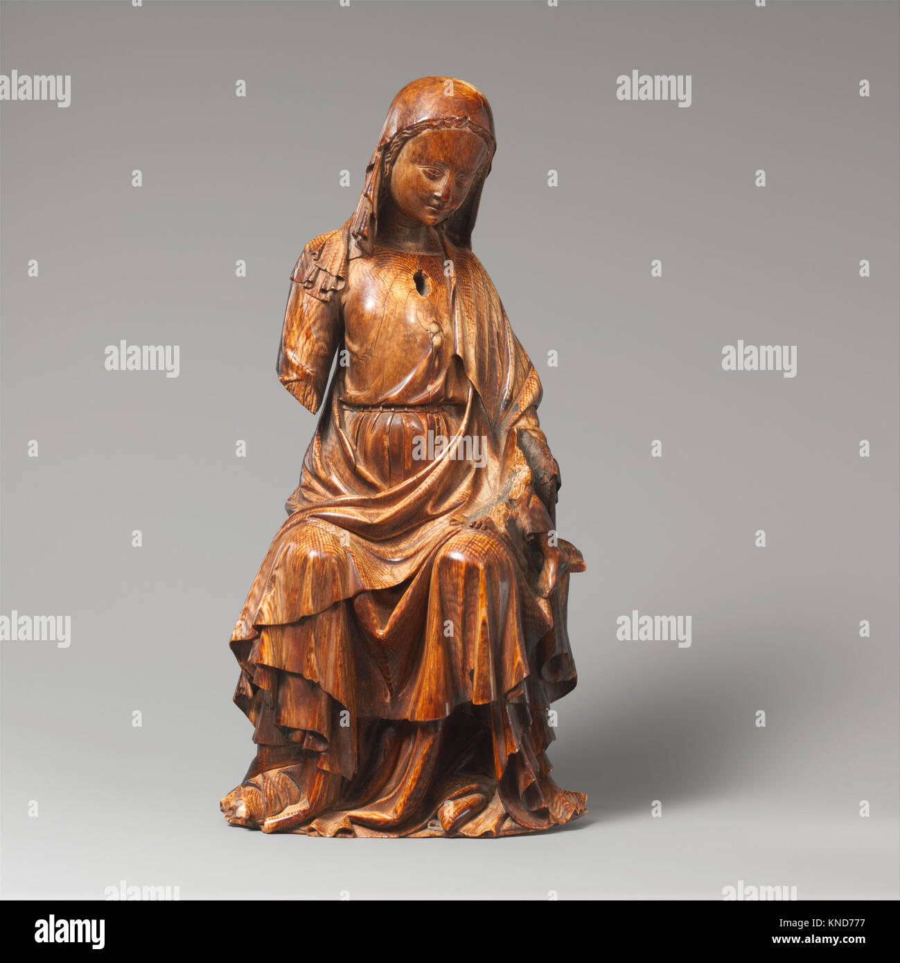 'Enthroned Virgin and Child' is a significant religious painting housed in the MET collection ...