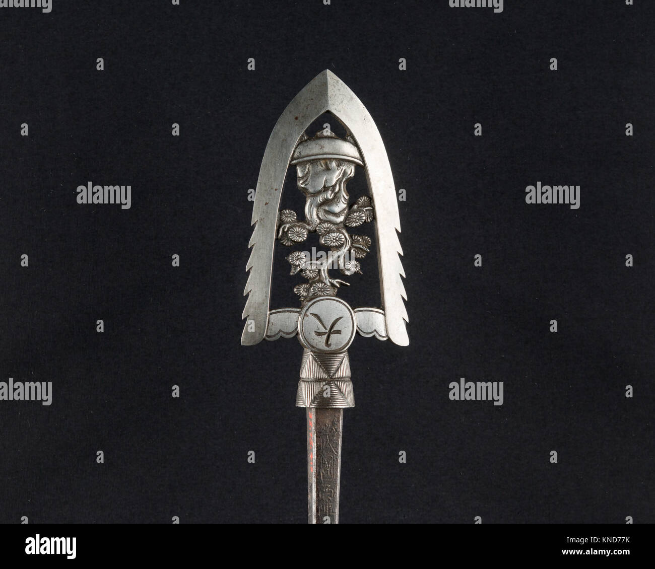 A Japanese arrowhead (Yanone) dated 1645, made of steel, from the MET ...