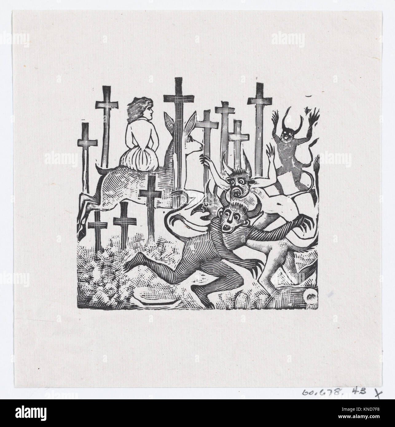 Demons running away hi-res stock photography and images - Alamy