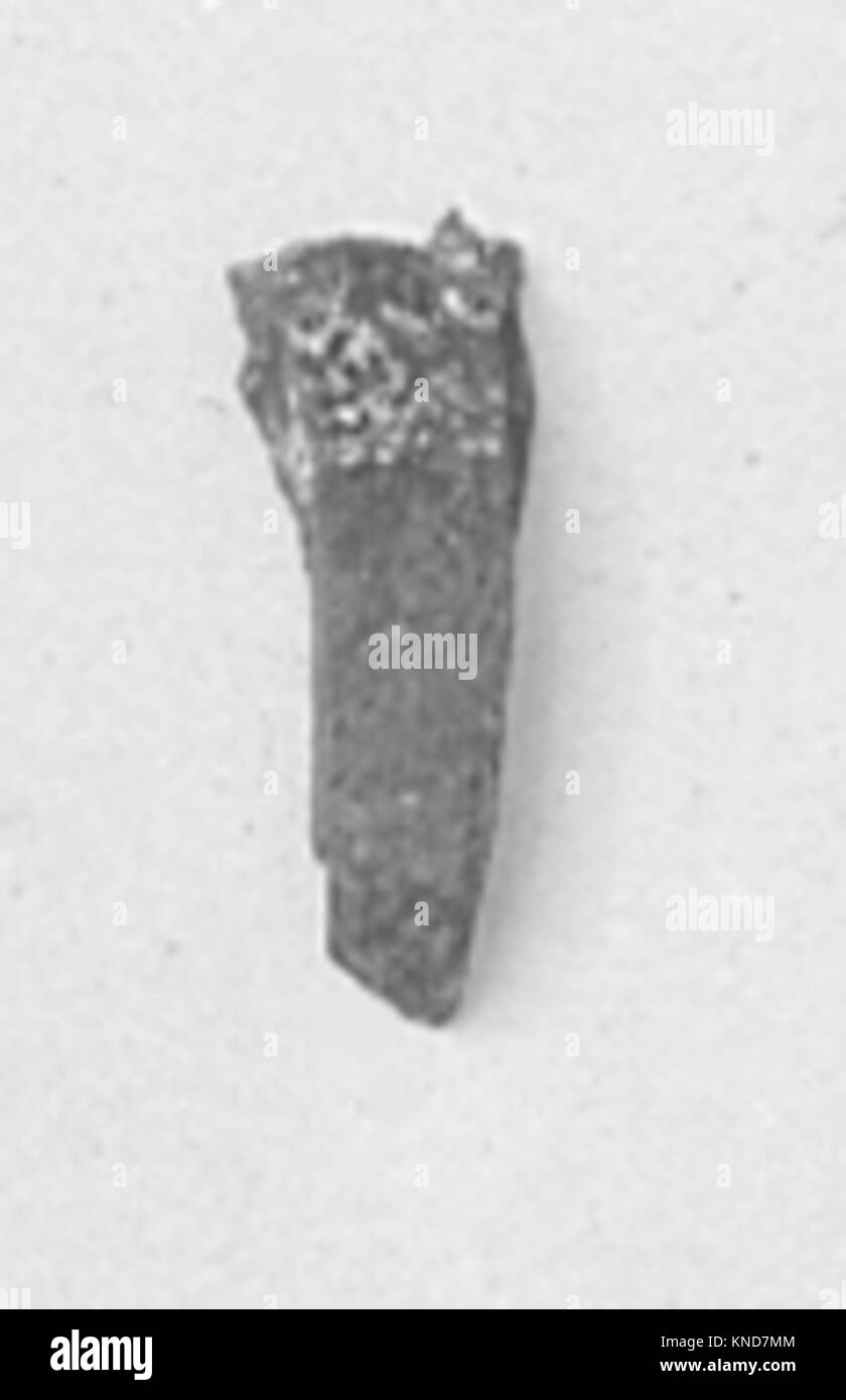 This chisel fragment from Hatshepsut's Valley Temple foundation deposit ...