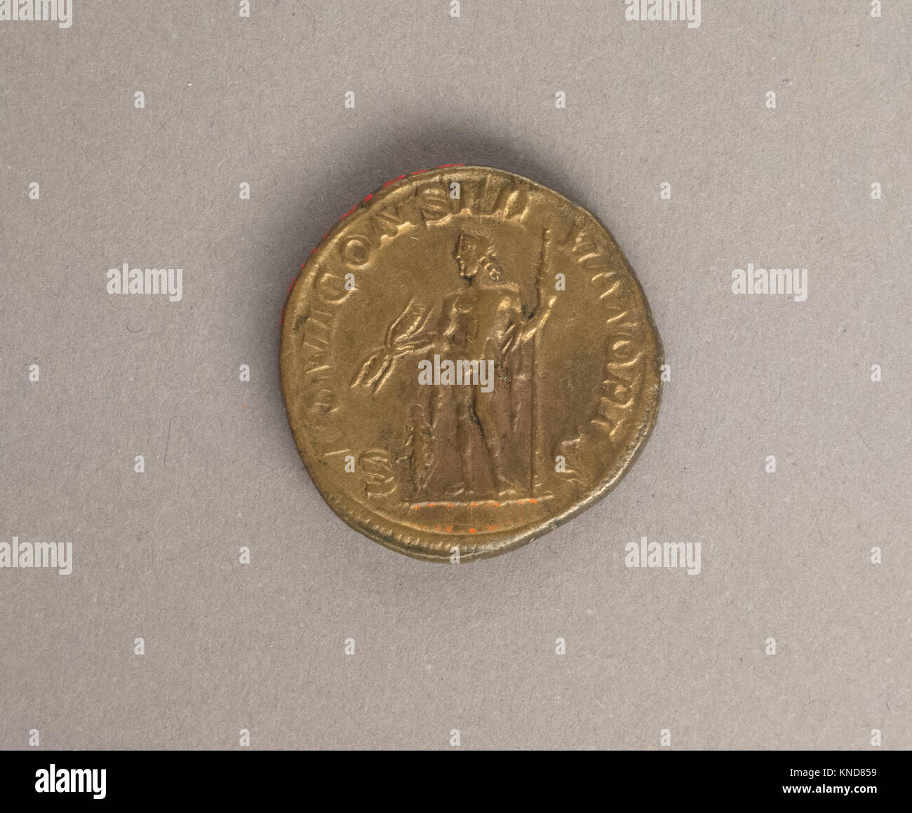 This bronze sestertius coin features the likeness of Emperor Alexander ...