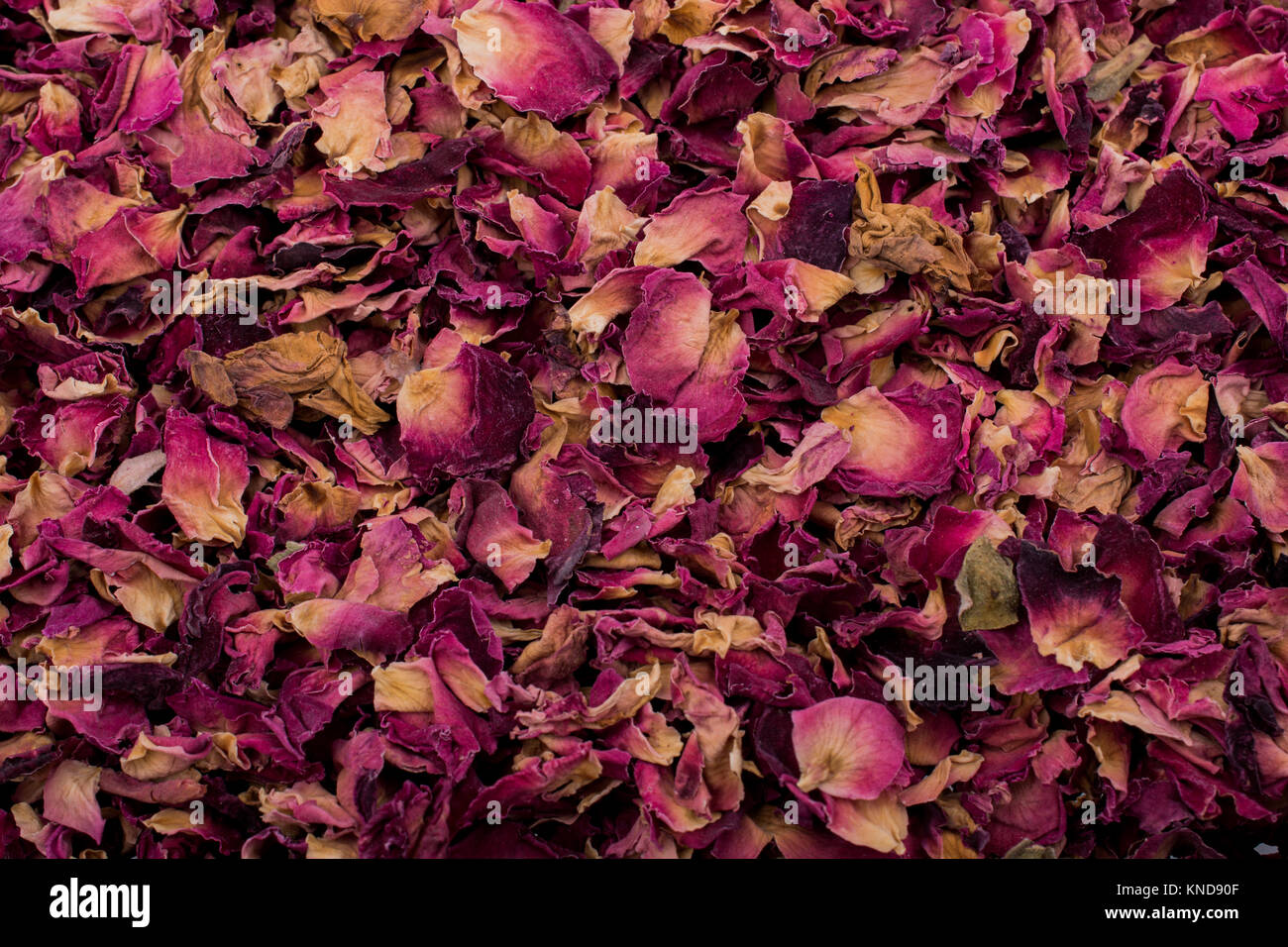 Background of dried rose petals as herbal tea Stock Photo - Alamy