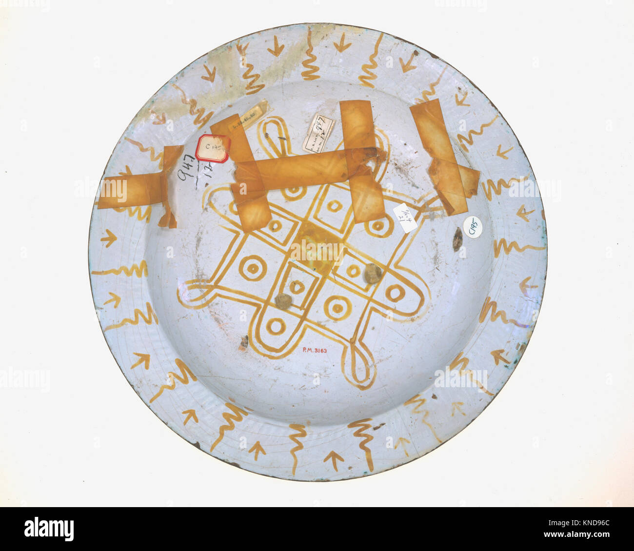 This dish, paired with a ewer, demonstrates functional and decorative ...