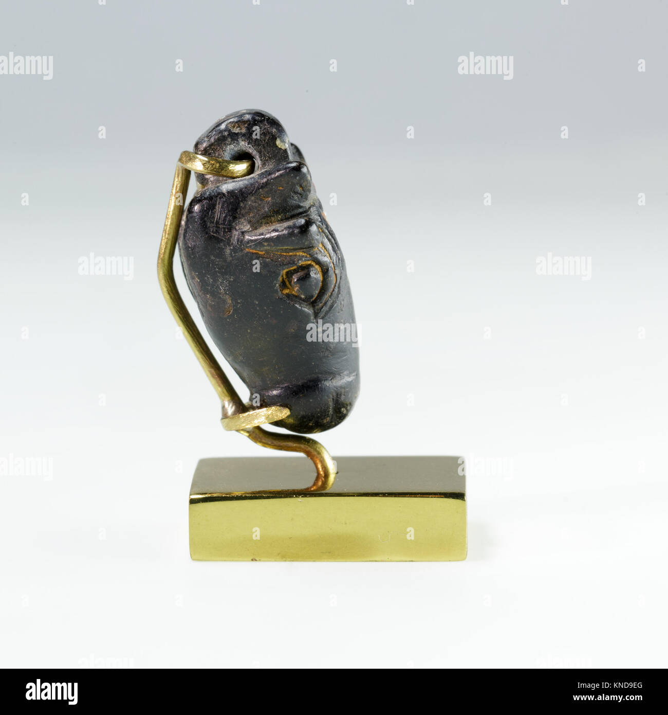 This amulet features the head of an Apis bull, an important symbol in ...