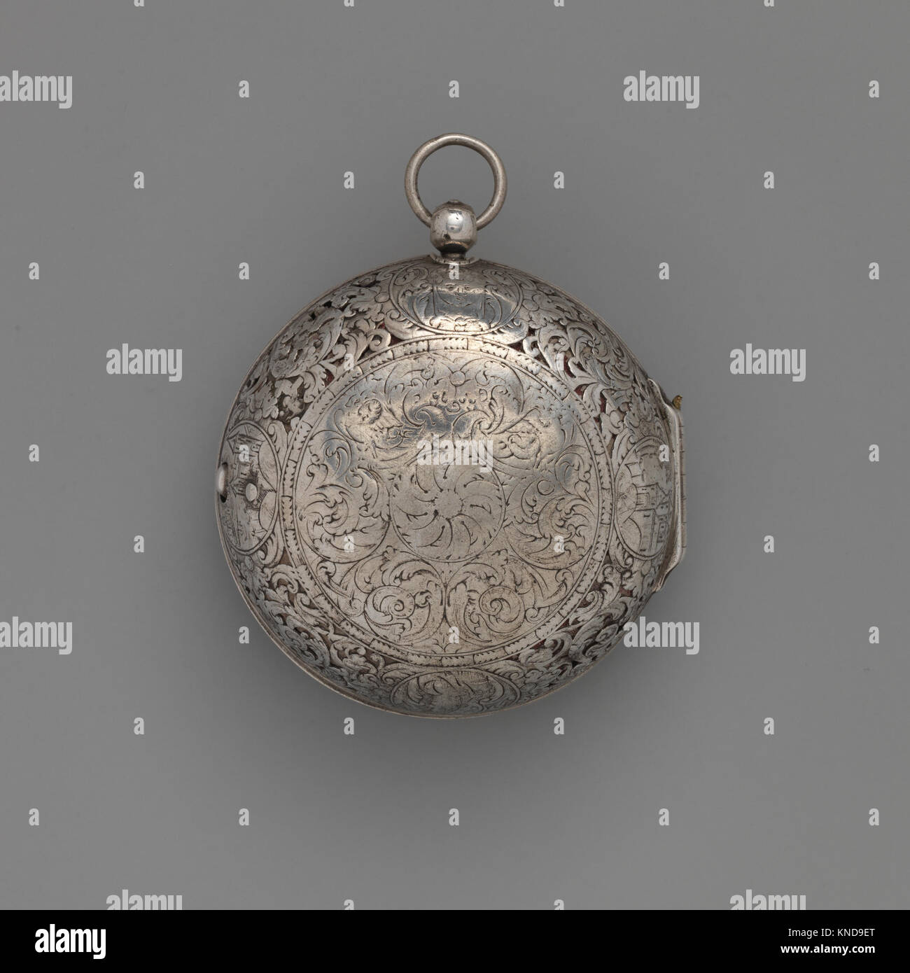 This clock-watch, combining elements of both timekeeping and ornamental ...