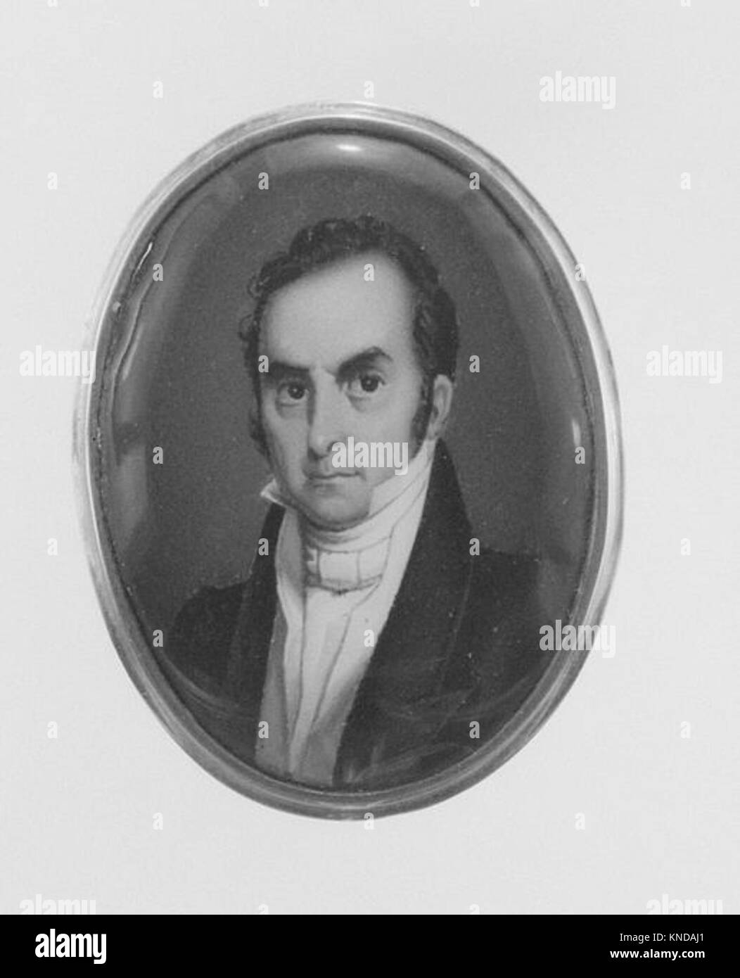 This portrait of Daniel Webster, a prominent American statesman ...