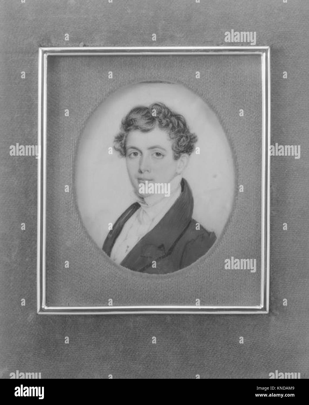 This portrait of Charles Wagner captures his likeness with emphasis on ...