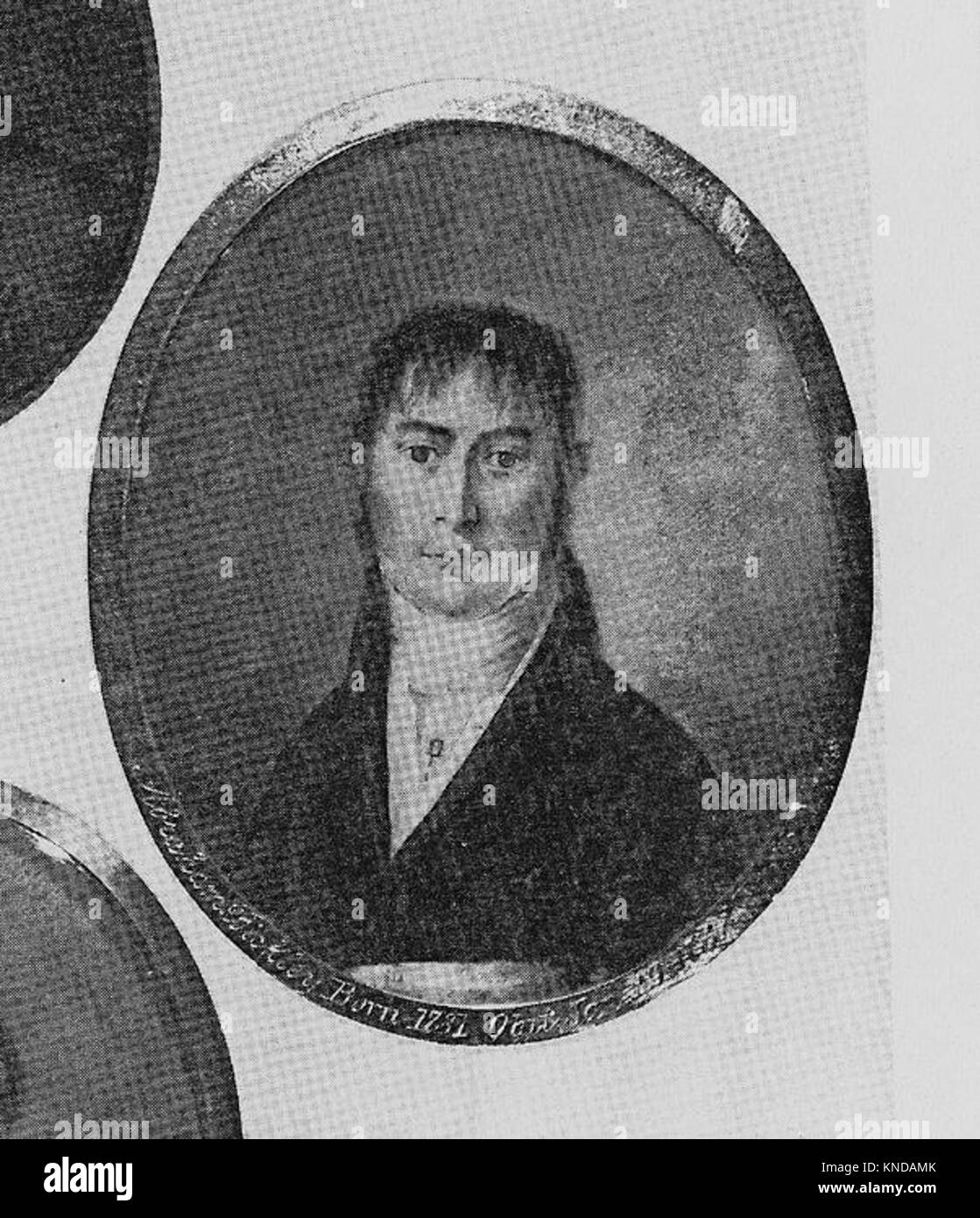 This portrait of Abraham Bickley captures his likeness and identity ...