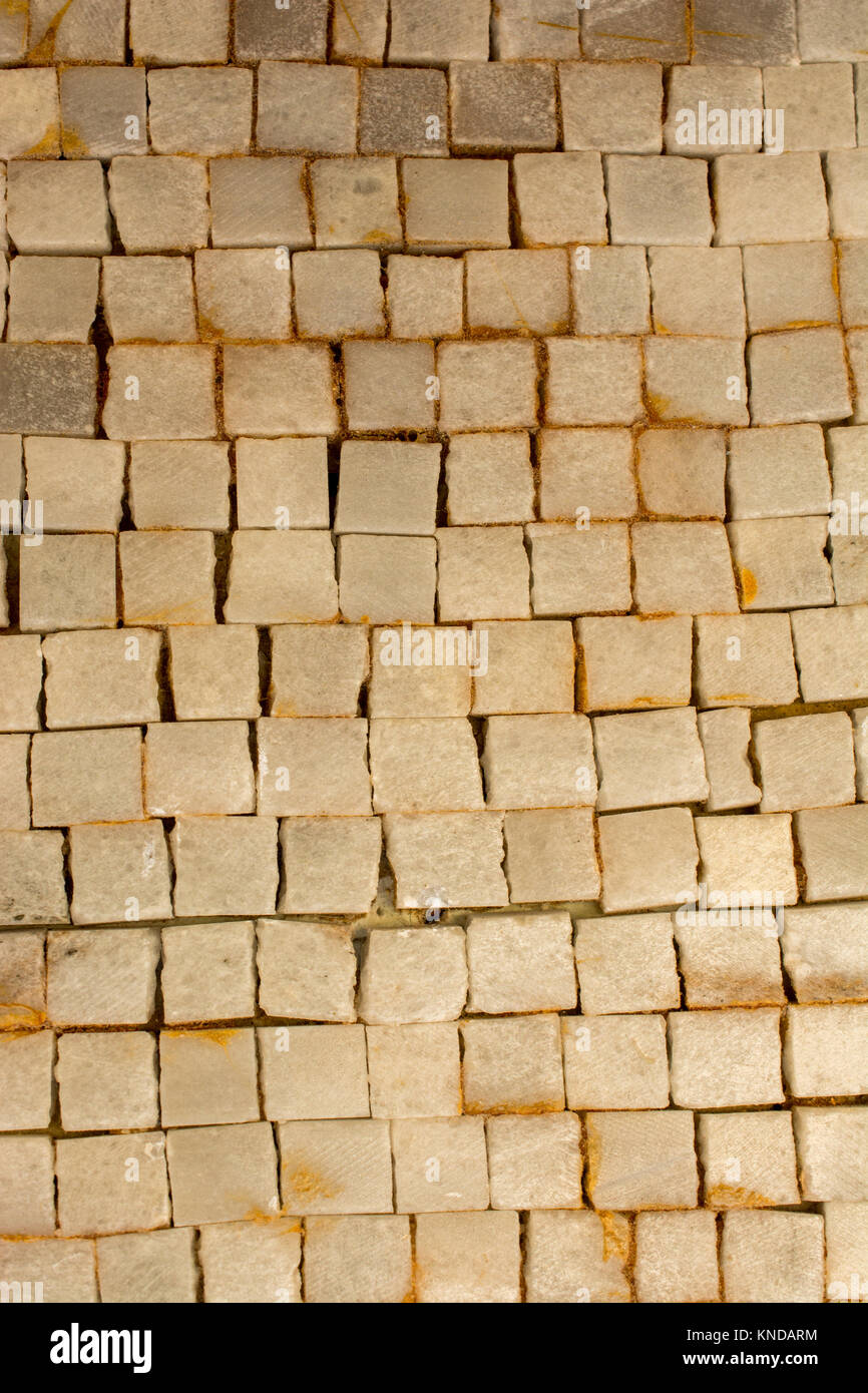 Decorative stone background built of little stones Stock Photo - Alamy