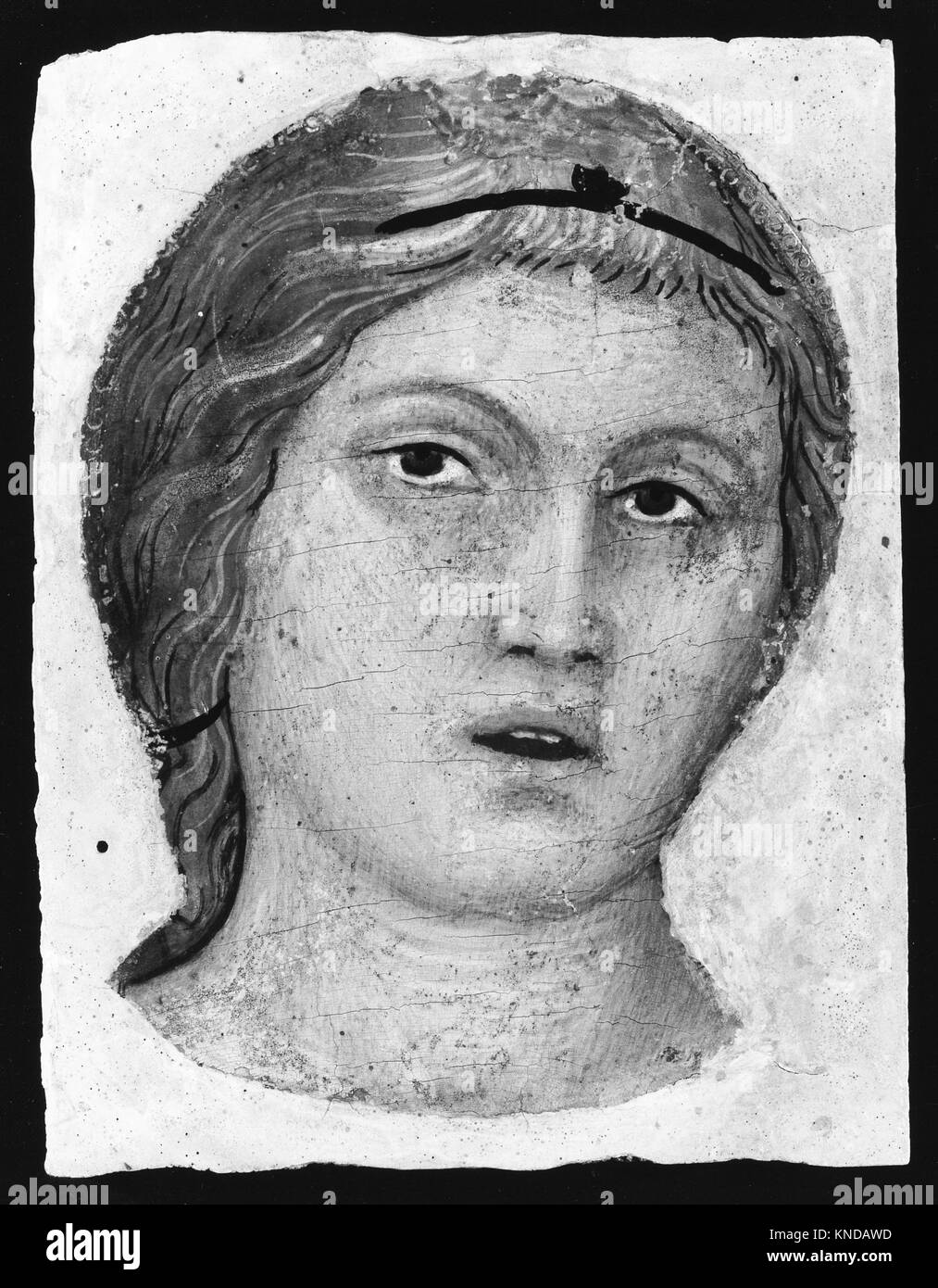 Head of an Angel in Full Face MET Angel0222 458957 Stock Photo - Alamy