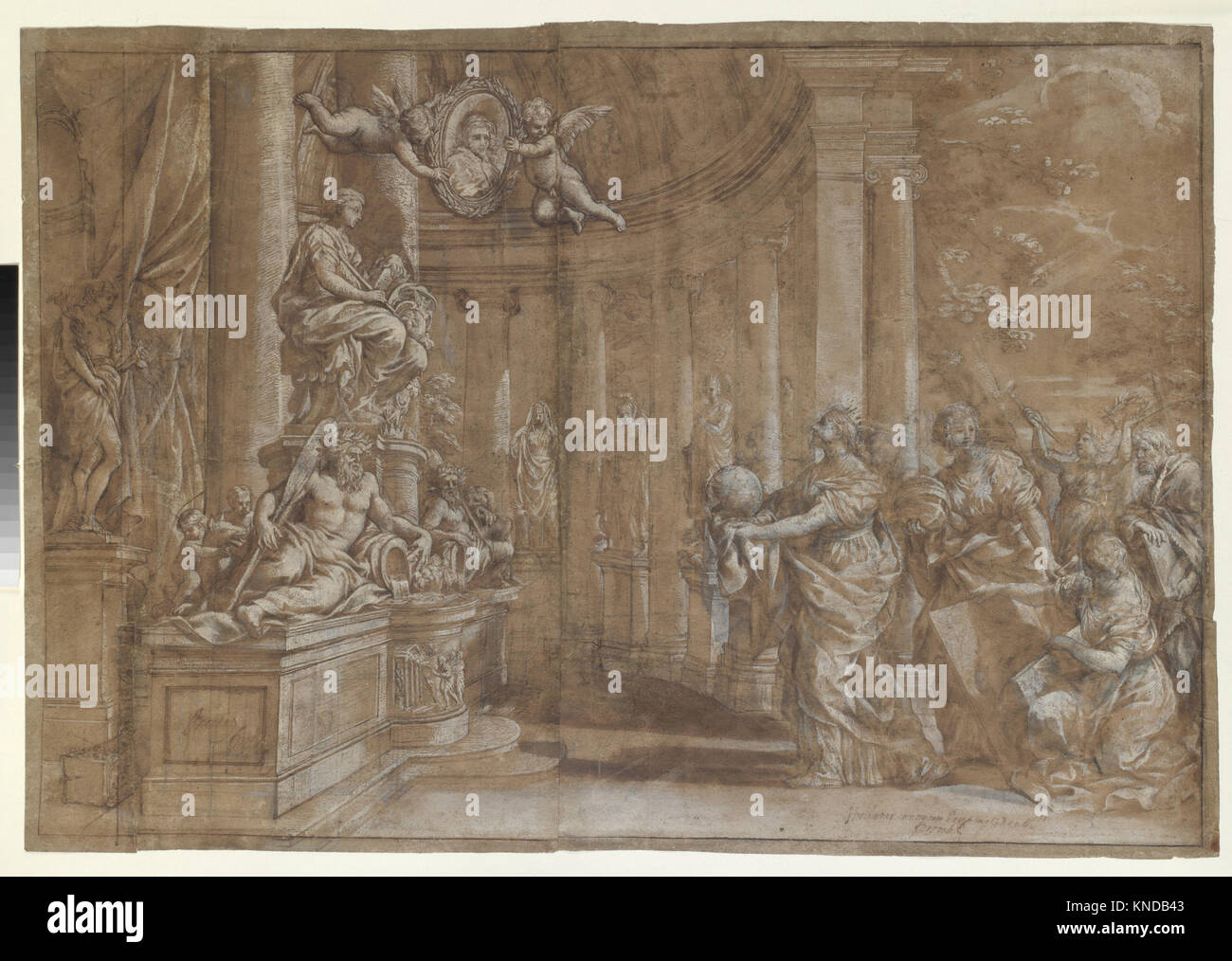 Allegory in Honor of Cardinal Antonio Barberini the Younger (1607-1671 ...