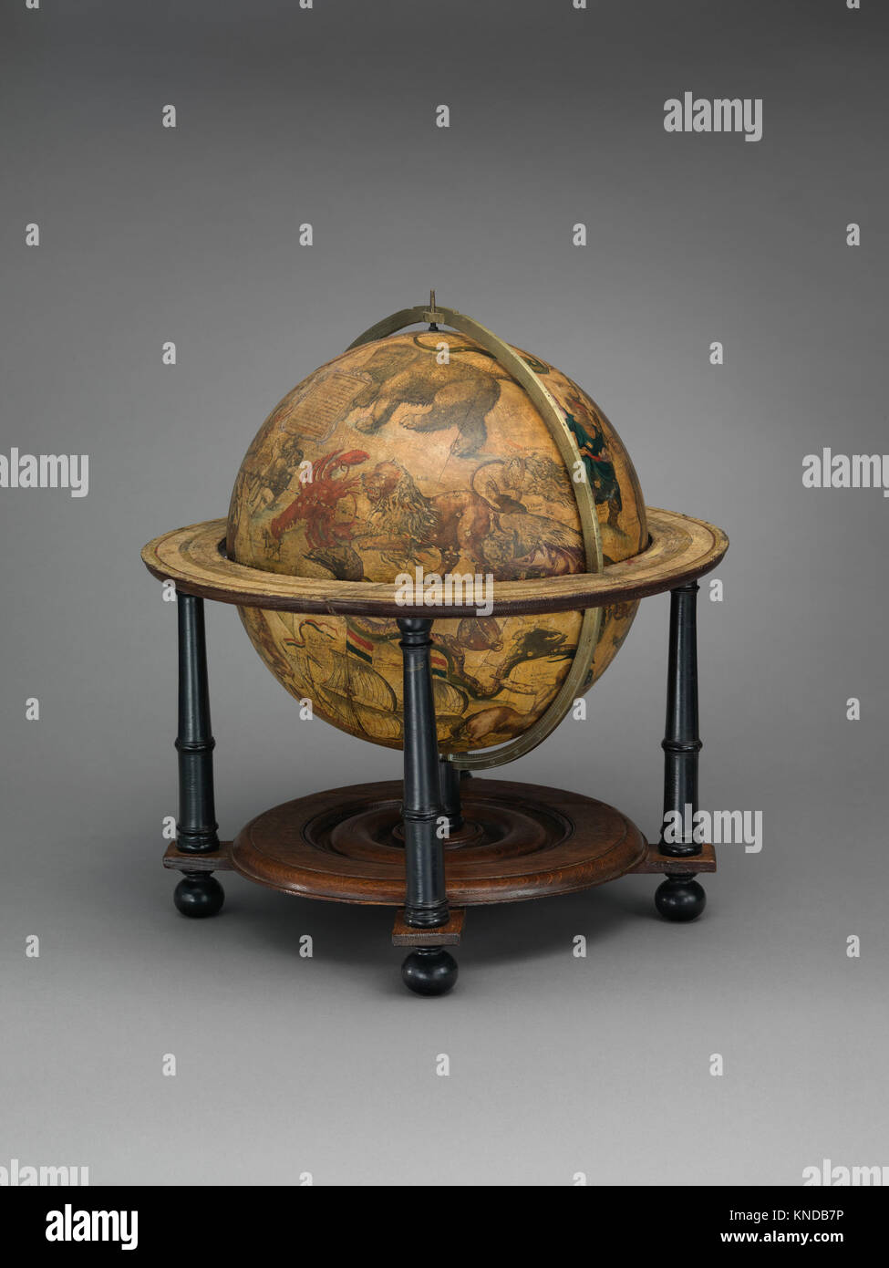 A celestial globe showing star positions and constellations, serving as ...