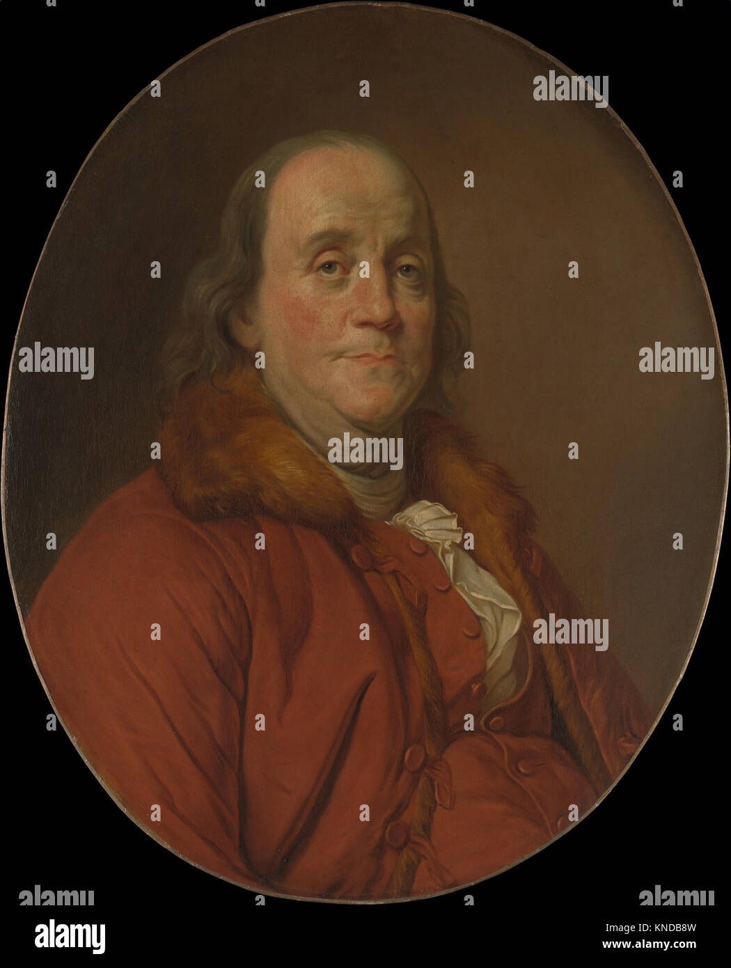 Benjamin franklin portrait duplessis hi-res stock photography and ...