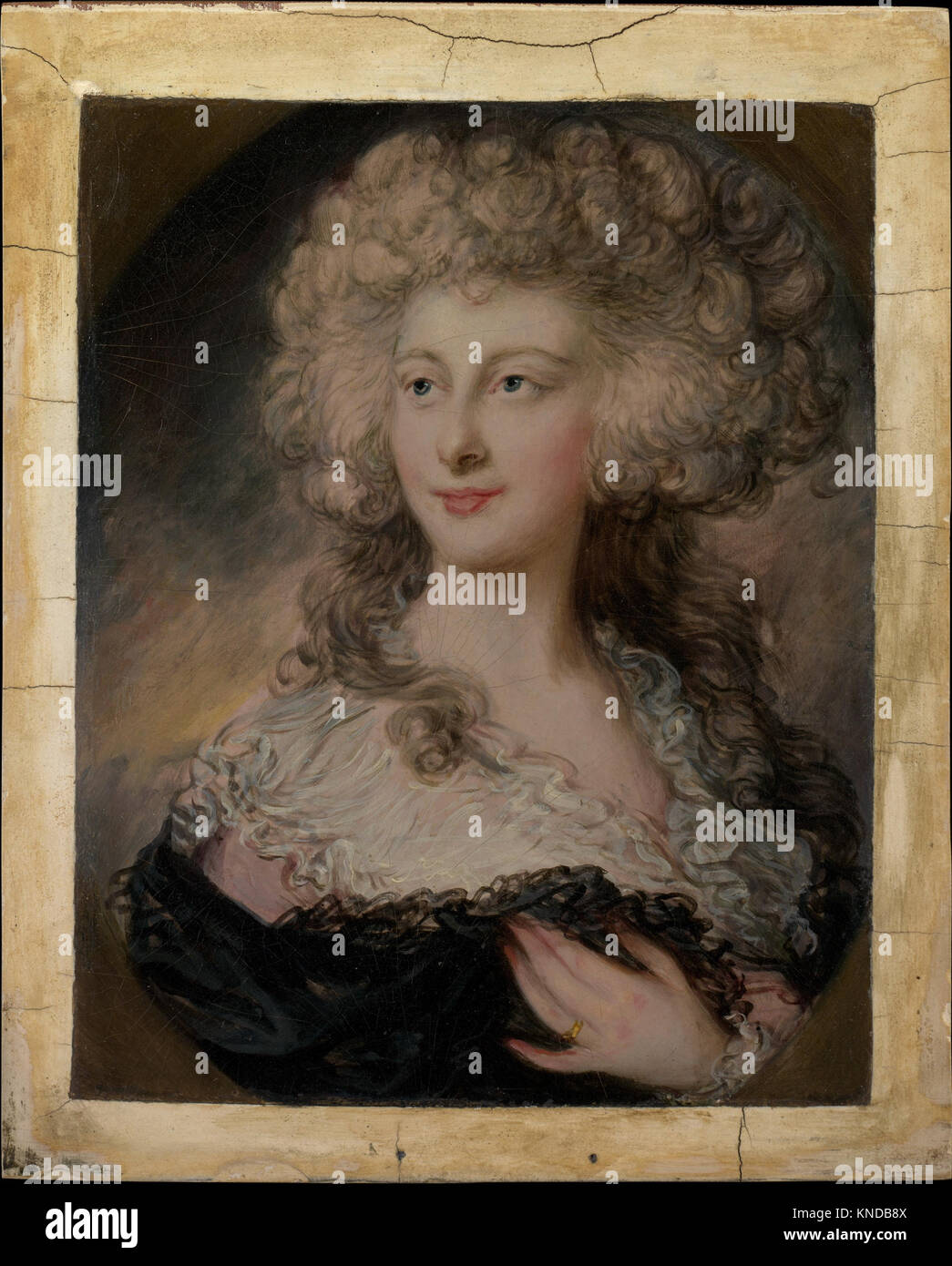 This oil painting by Gainsborough Dupont depicts Anne Elizabeth ...