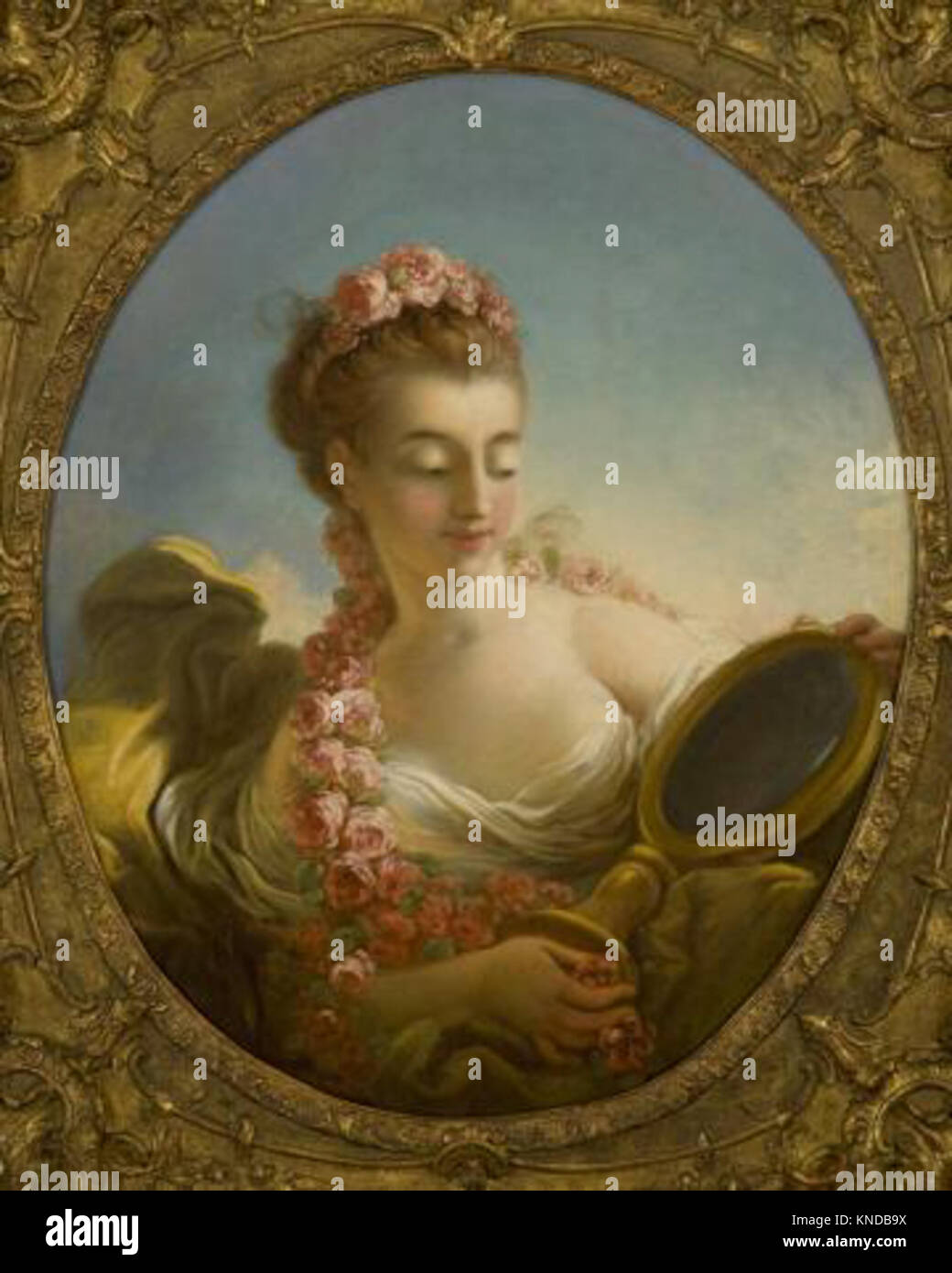 Allegory of Vigilance oil painting by French painter Jean-Honoré ...