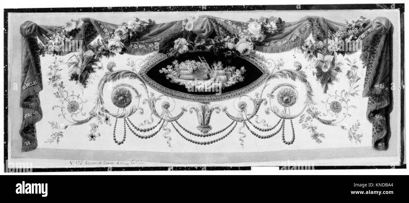 Tapestry cartoon Black and White Stock Photos & Images - Alamy