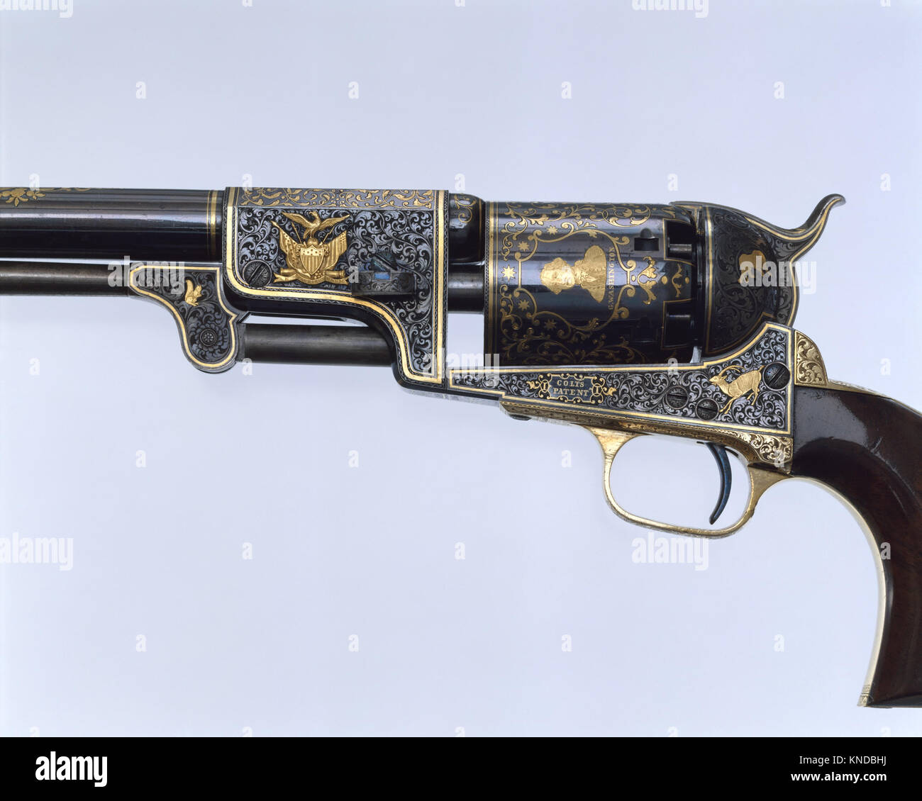 This Colt Third Model Dragoon percussion revolver, with serial number ...