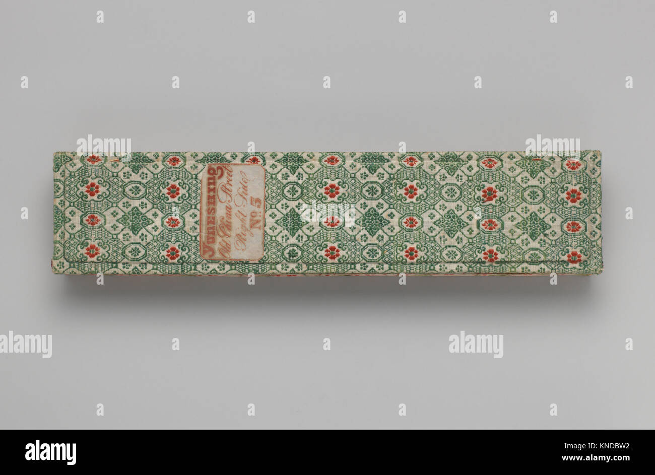 A fan box from the MET collection, likely used to store or display fans ...