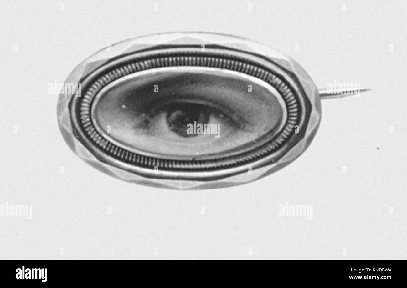 This miniature eye portrait offers intricate detail, capturing the ...