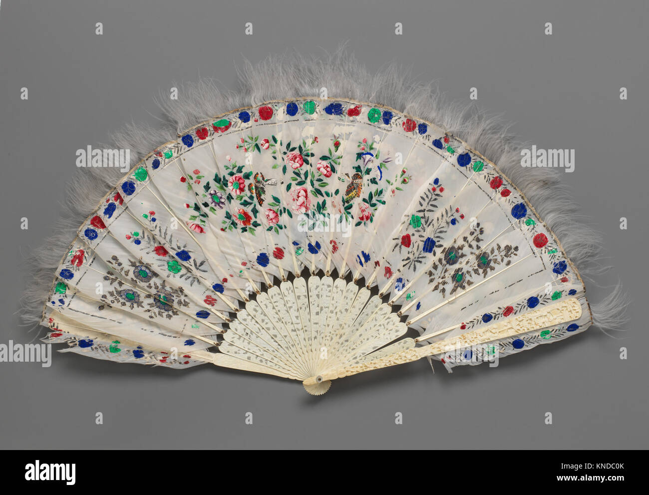 This fan, cataloged as MET DP-12912-099, is a fine example of 19th ...