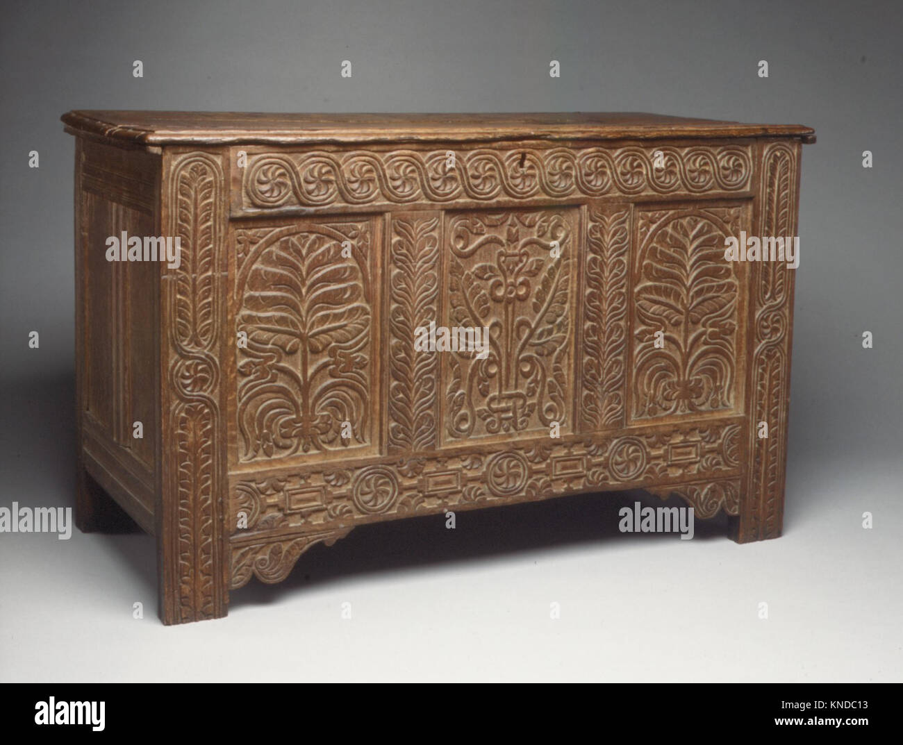 This chest, crafted in the 17th century by William Searle and Thomas ...