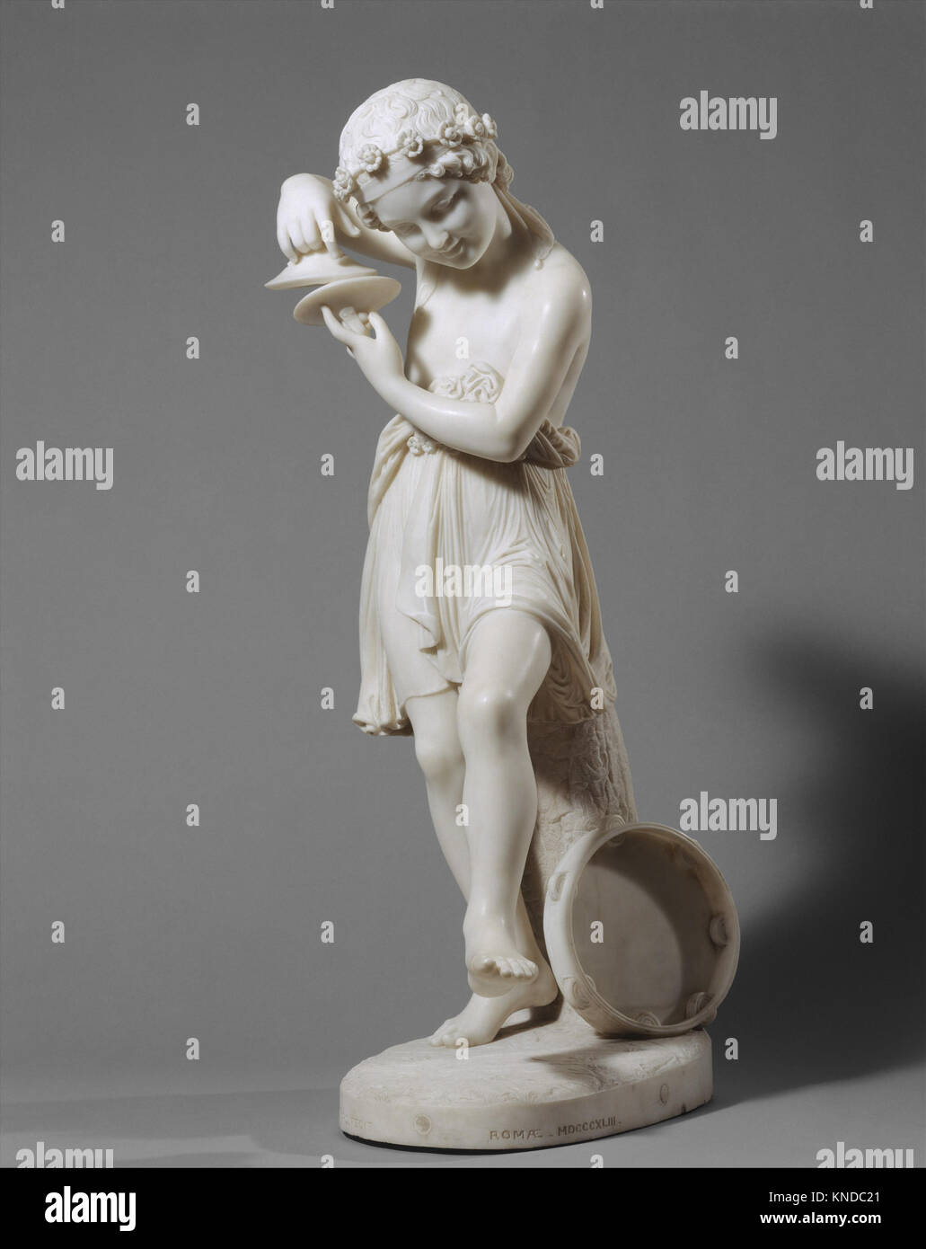 A representation of the 'Genius of Mirth,' a symbol of joy and ...