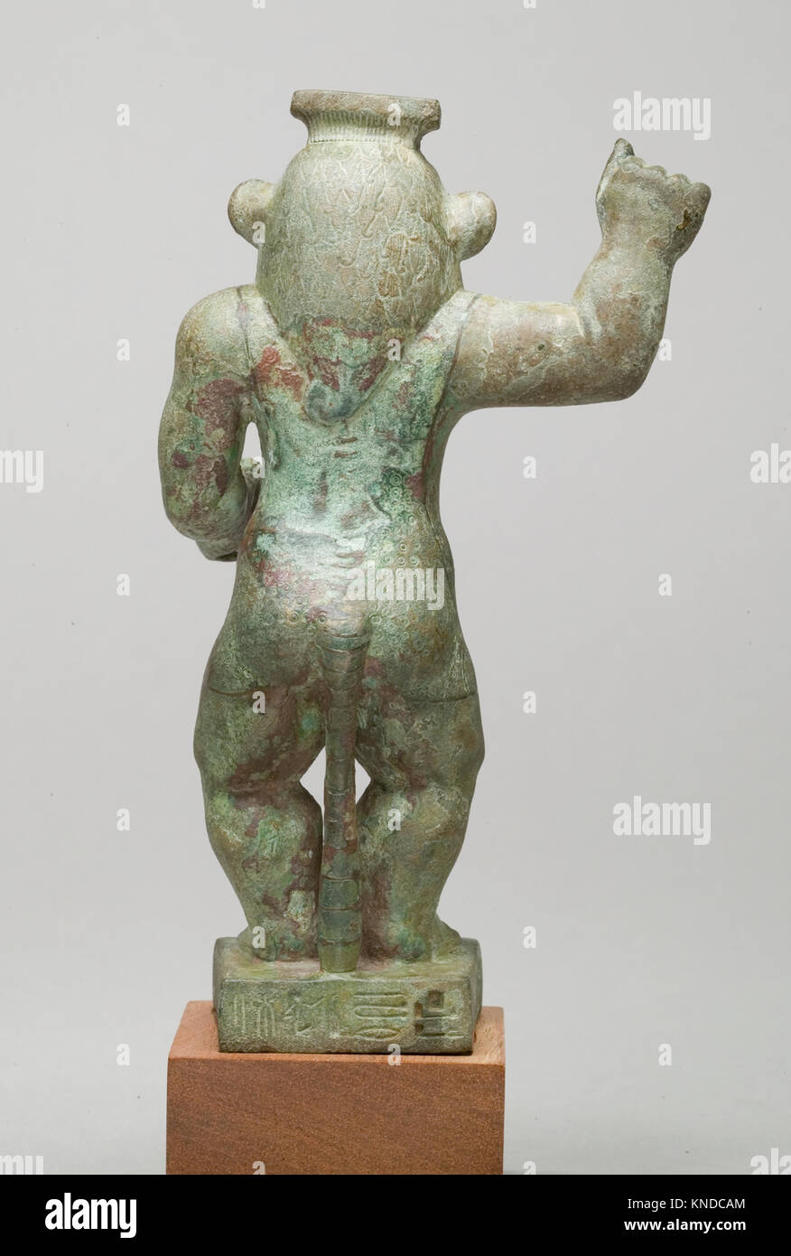 This image of the Egyptian god Hor-Asha-Khet depicts him in a ...