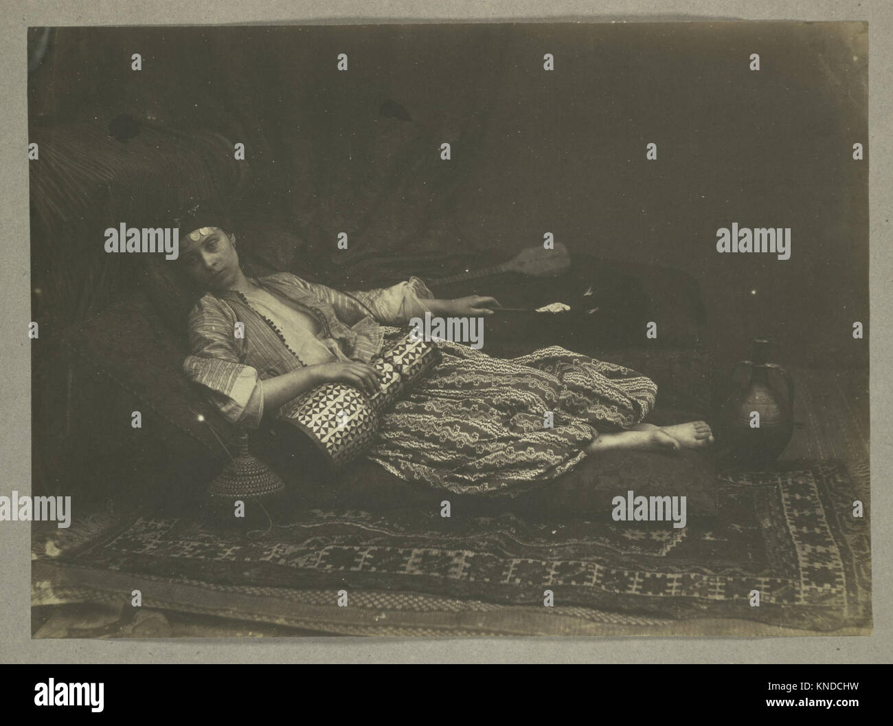 Odalisque reclining hi-res stock photography and images - Alamy