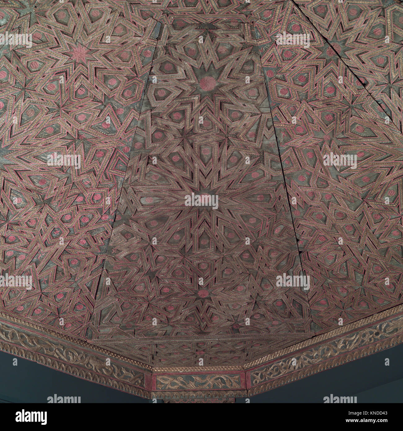 This ceiling design is an example of historical architectural detailing ...