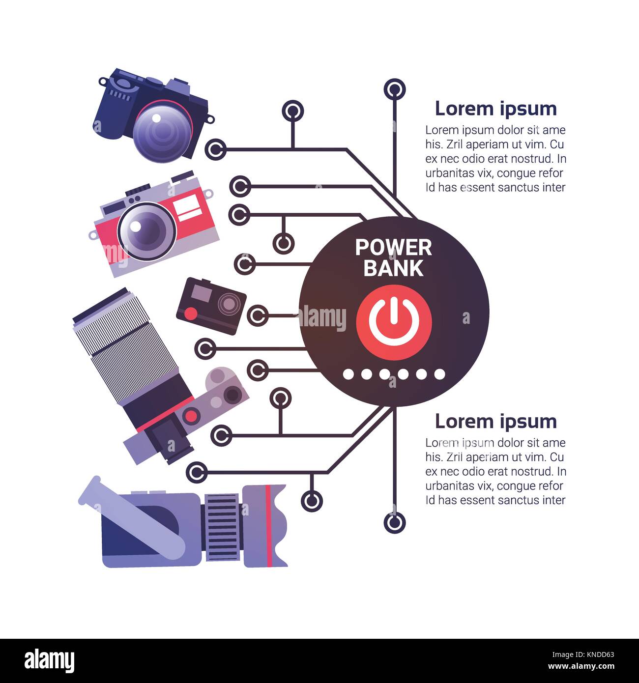 Power bank mobile phone Stock Vector Images - Alamy