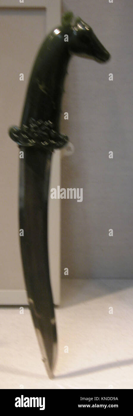 This dagger from the Metropolitan Museum of Art has a hilt shaped like ...