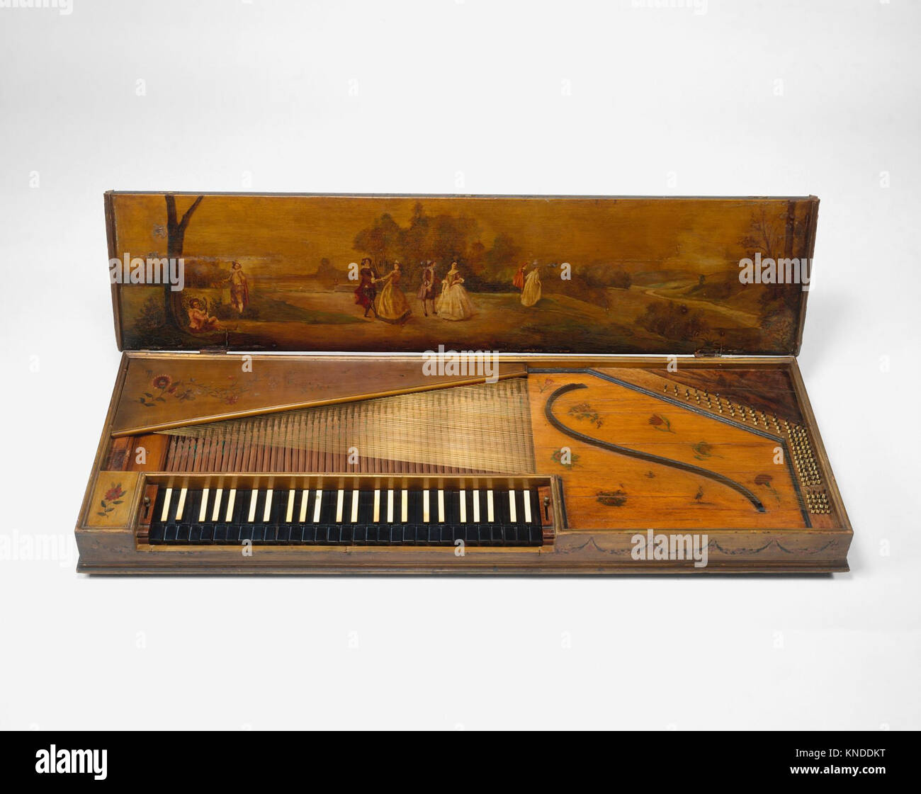 This clavichord is a keyboard instrument with delicate construction ...